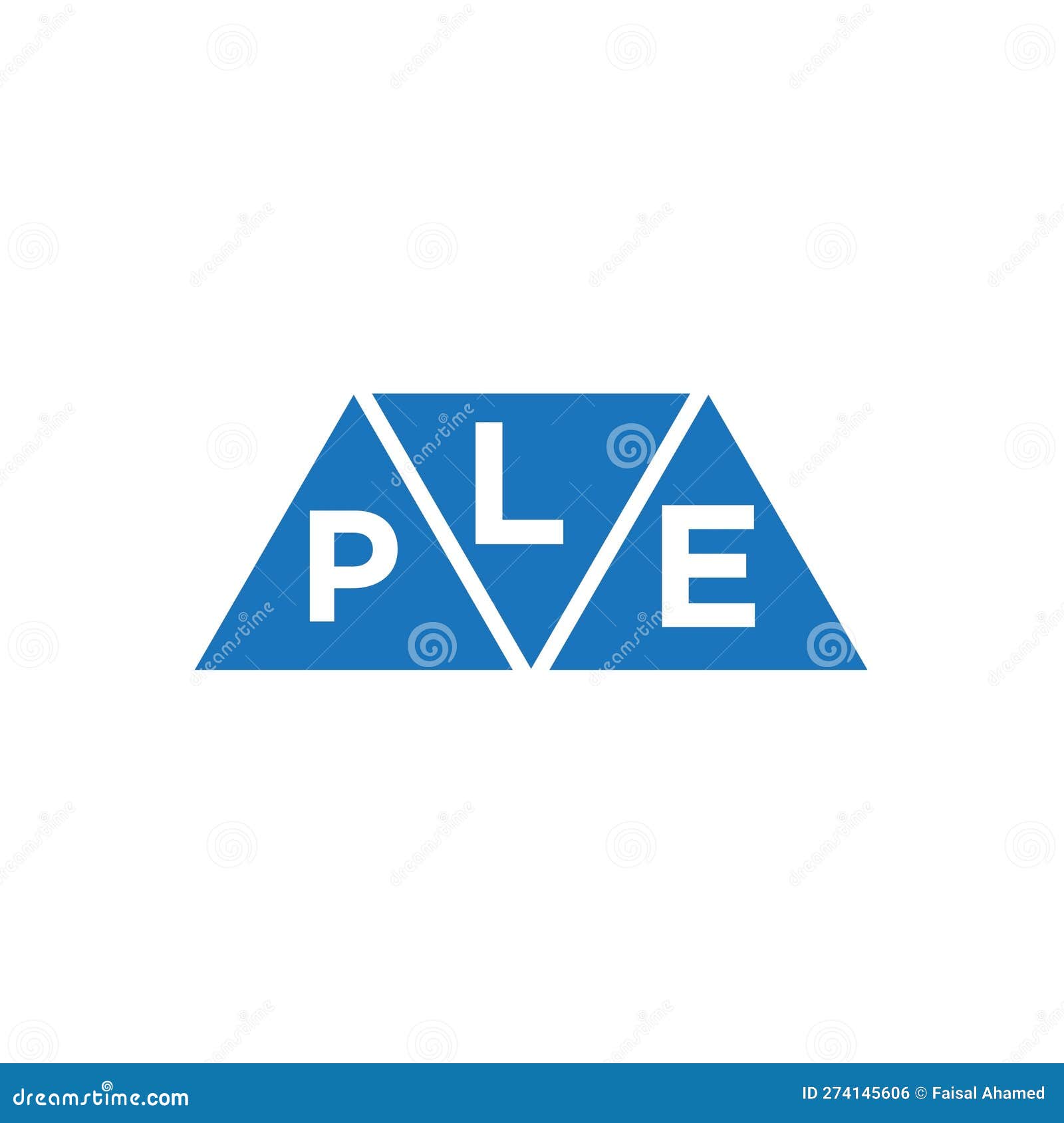 LPE Abstract Initial Logo Design on White Background. LPE Creative ...