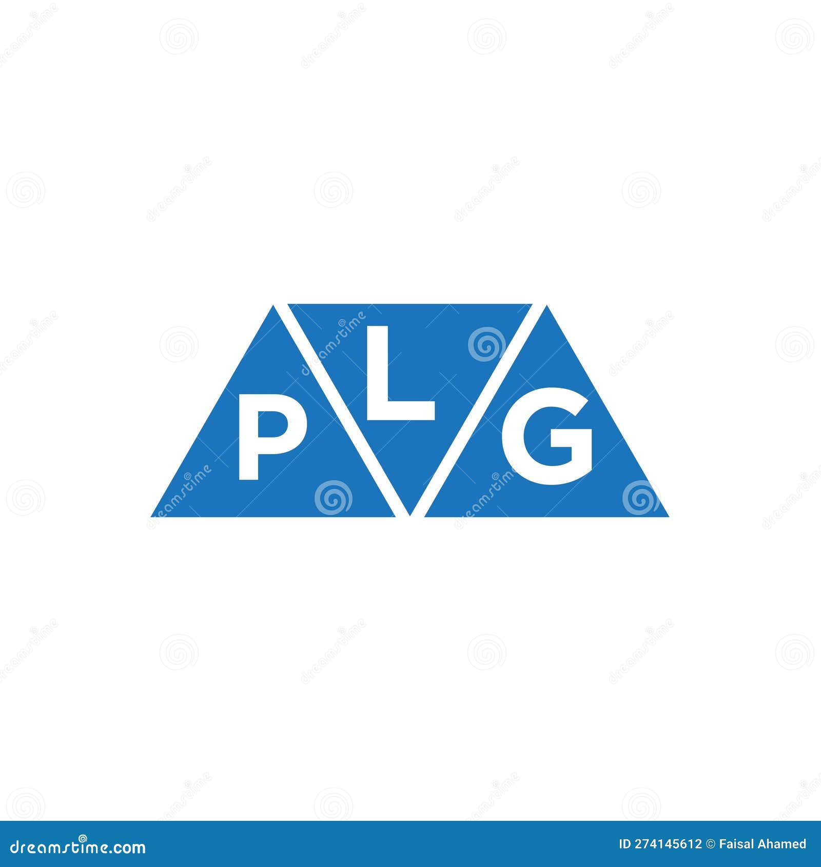 LPG Abstract Initial Logo Design on White Background. LPG Creative ...