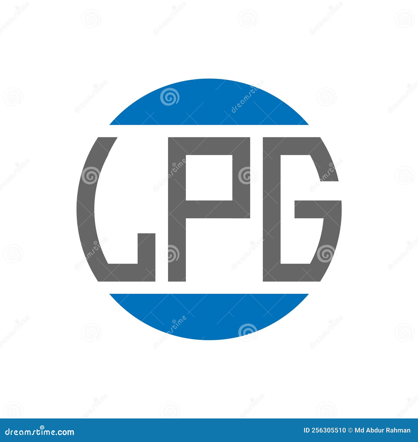 LPG Letter Logo Design on White Background. LPG Creative Initials ...