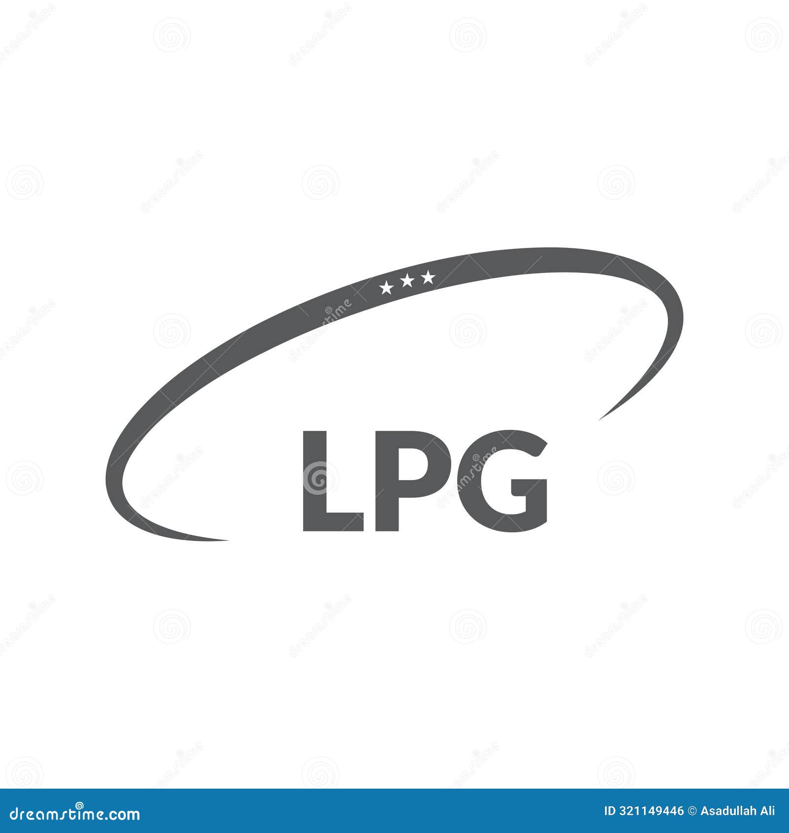 LPG Letter Logo Design On White Background. Creative Modern LPG Letter ...