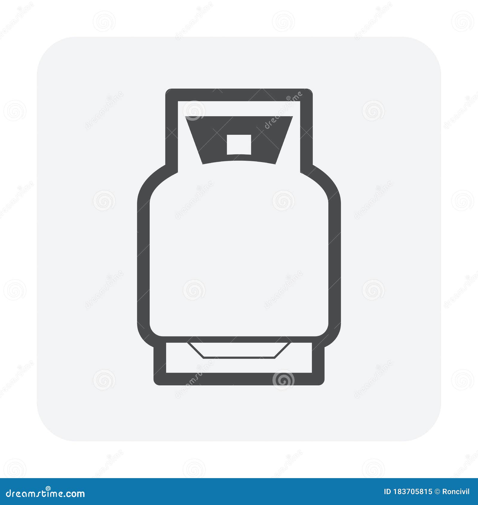 Lpg tank icon stock vector. Illustration of pixel, pump - 183705815
