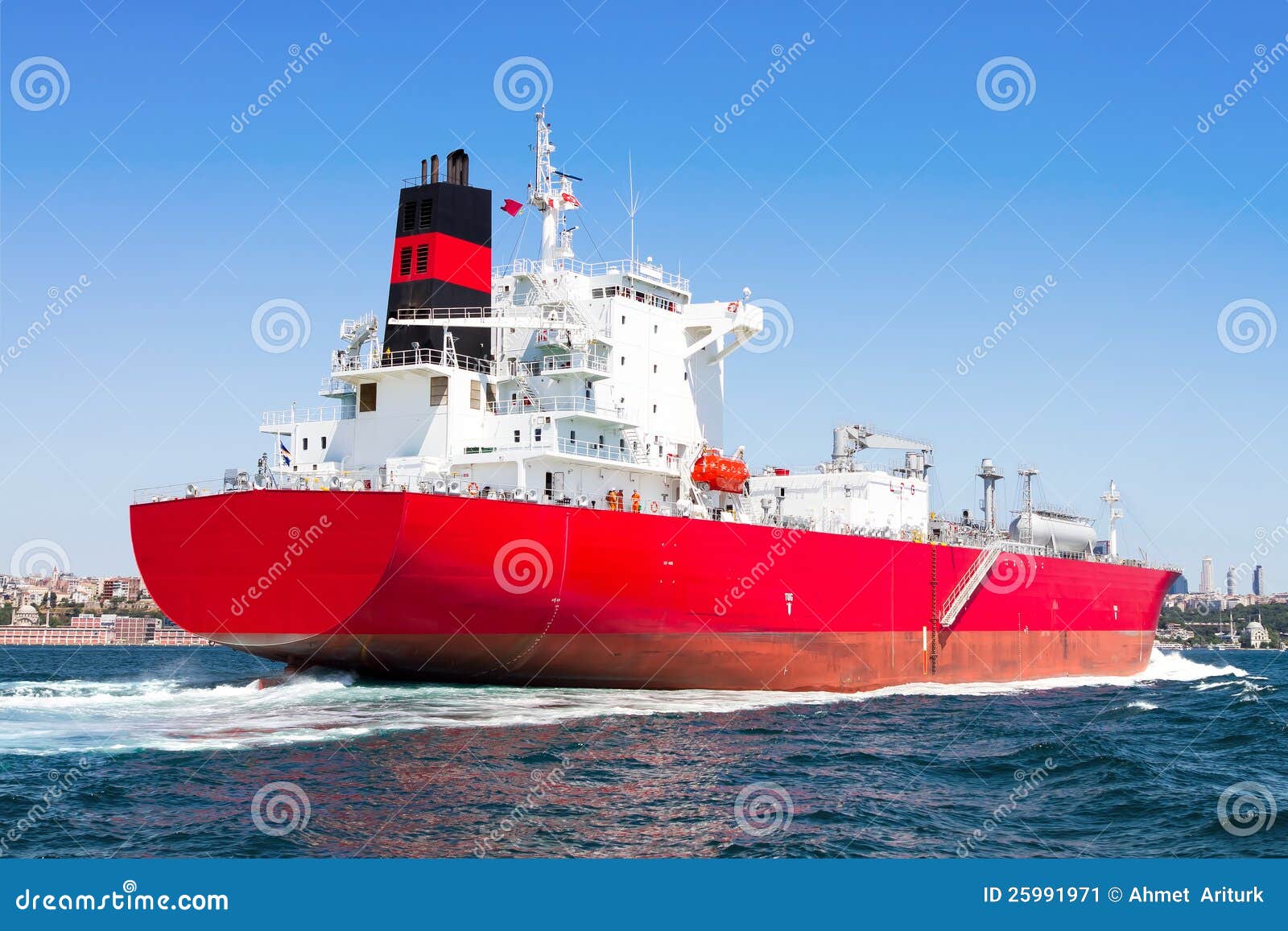 LPG Tanker Ship stock image. Image of export, freighter - 25991971