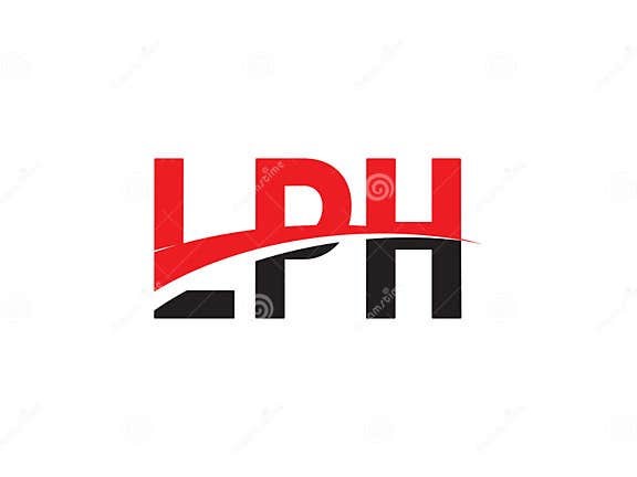 LPH Letter Initial Logo Design Stock Vector - Illustration of abstract ...