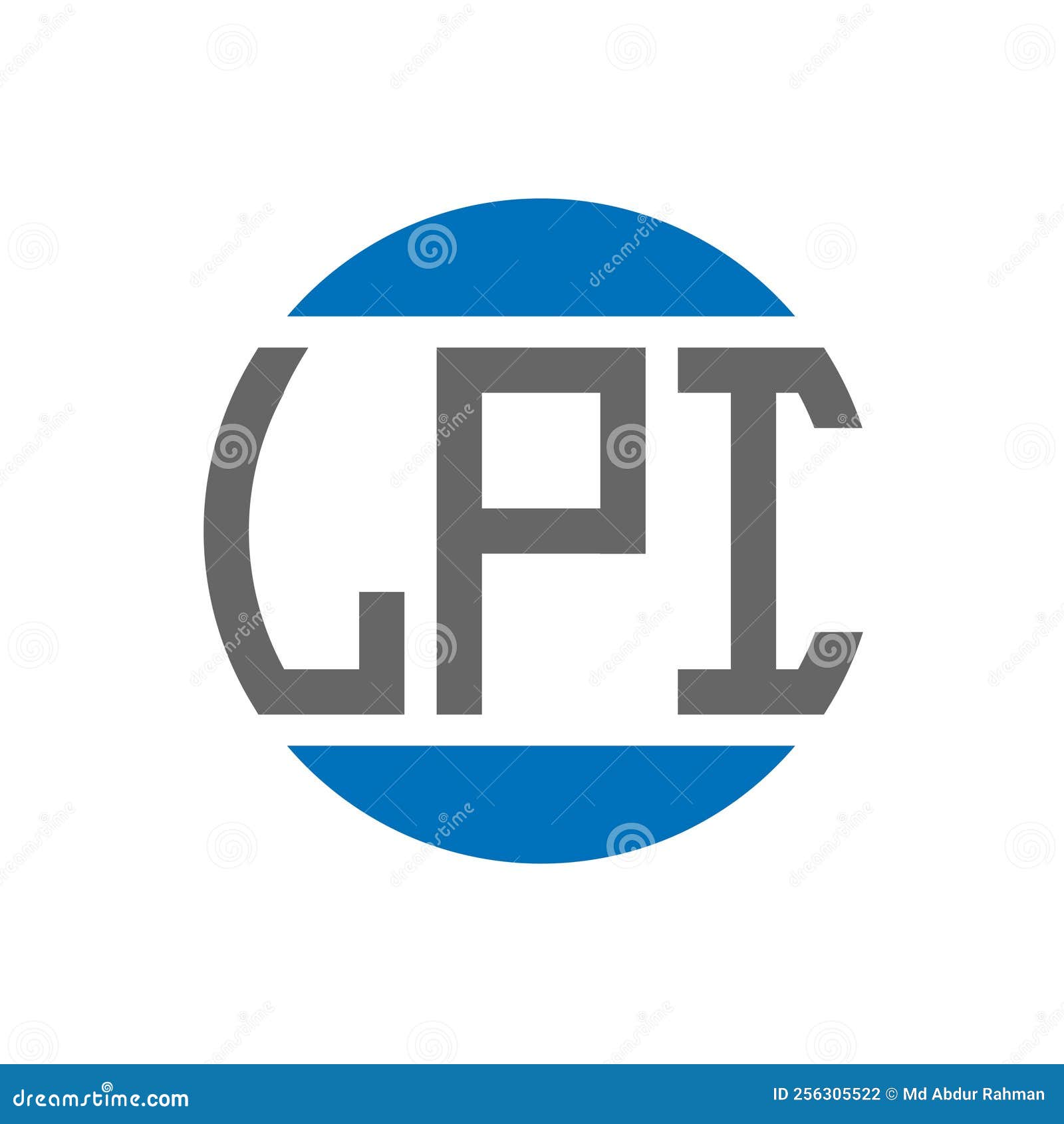 LPI Letter Logo Design on White Background. LPI Creative Initials ...