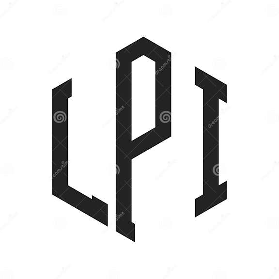 LPI Logo Design. Initial Letter LPI Monogram Logo Using Hexagon Shape ...