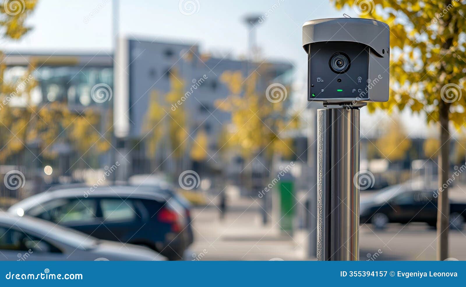 Lpr Camera in Modern Parking Lot a High Tech Solution for Efficient ...