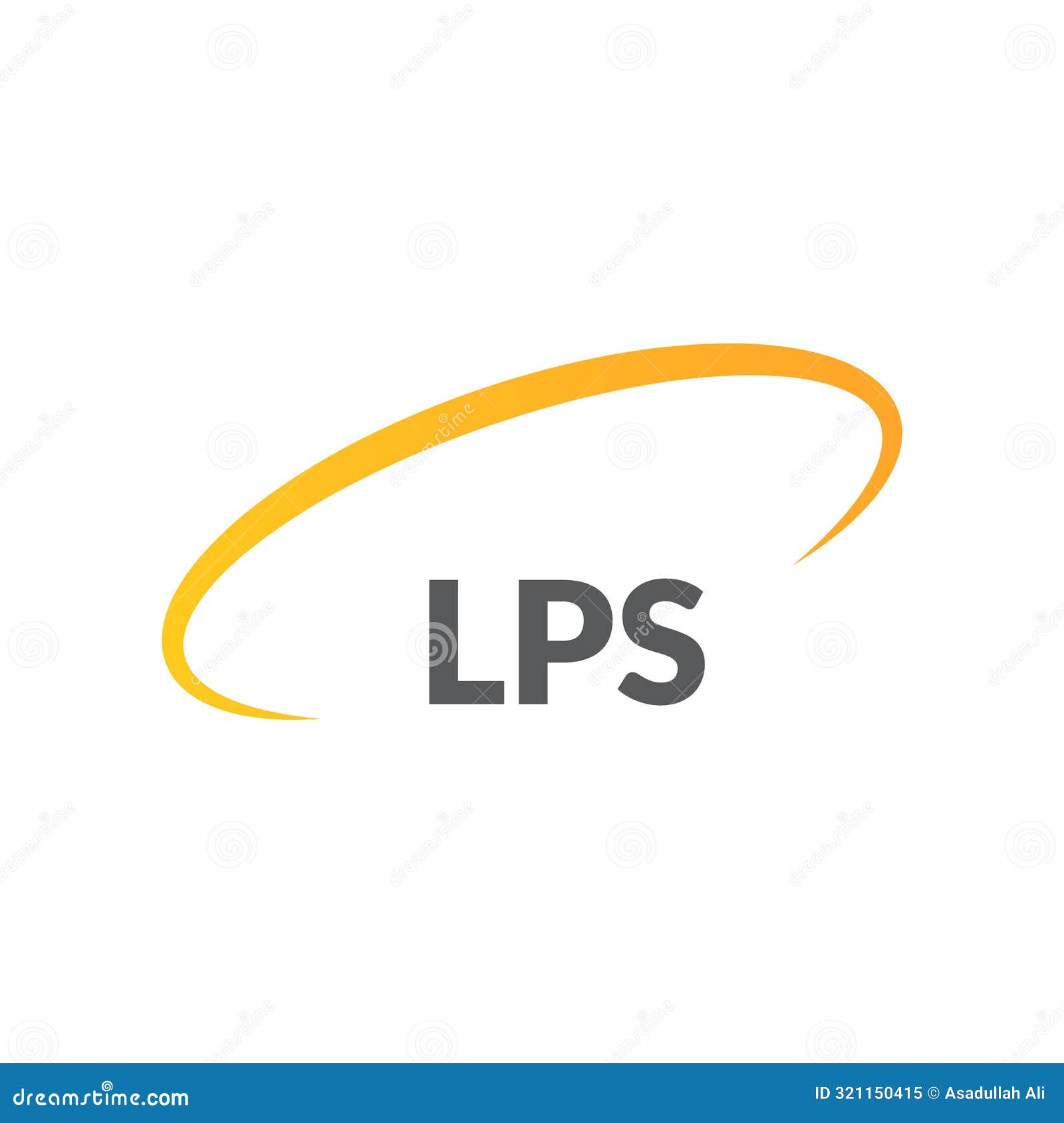 LPS Letter Logo Design on White Background. Creative Modern LPS Letter ...