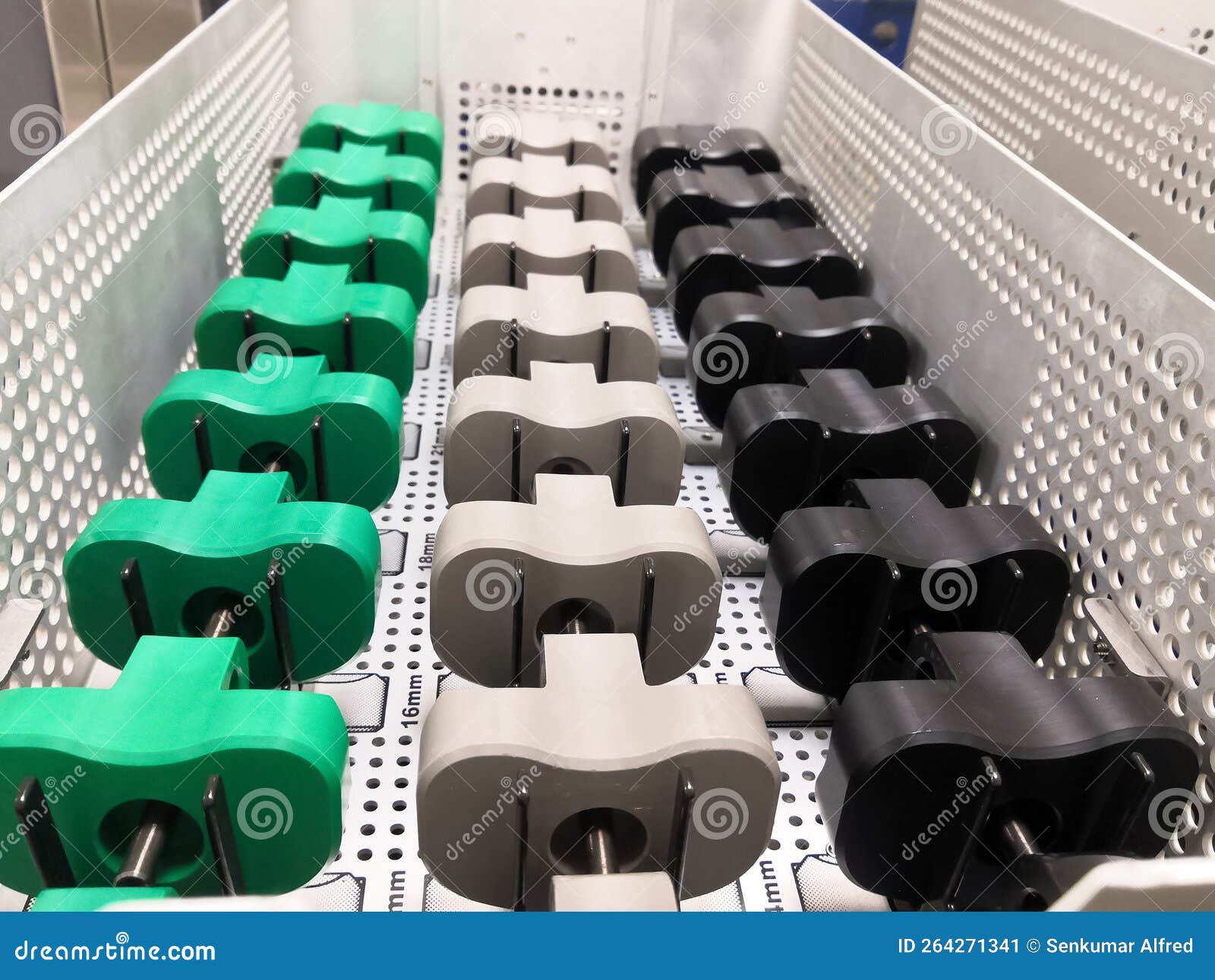 Surgical Tibial Plate LCP On White Background In Traumatology For ...