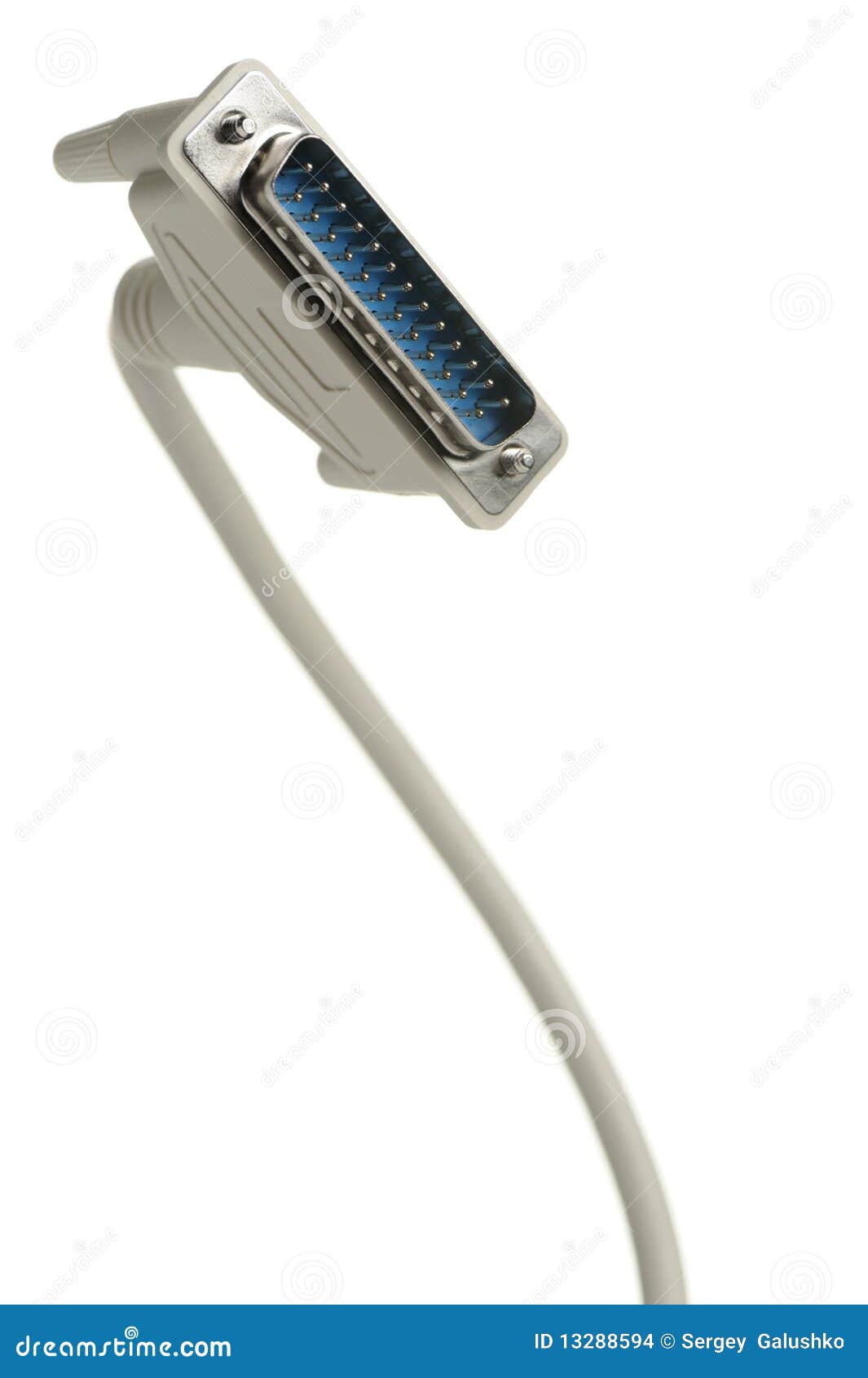 LPT Del Cable Del Ordenador Foto de archivo - Imagen de hardware ...