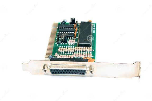 LPT2 Printer Port Socket stock photo. Image of computer - 1069956