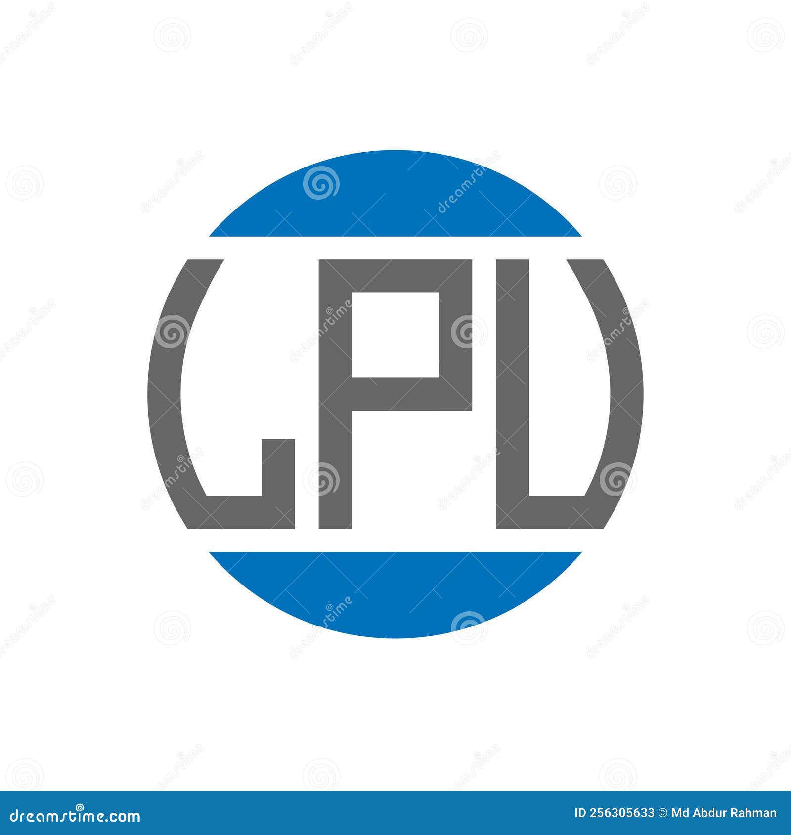 LPU Letter Logo Design on White Background. LPU Creative Initials ...