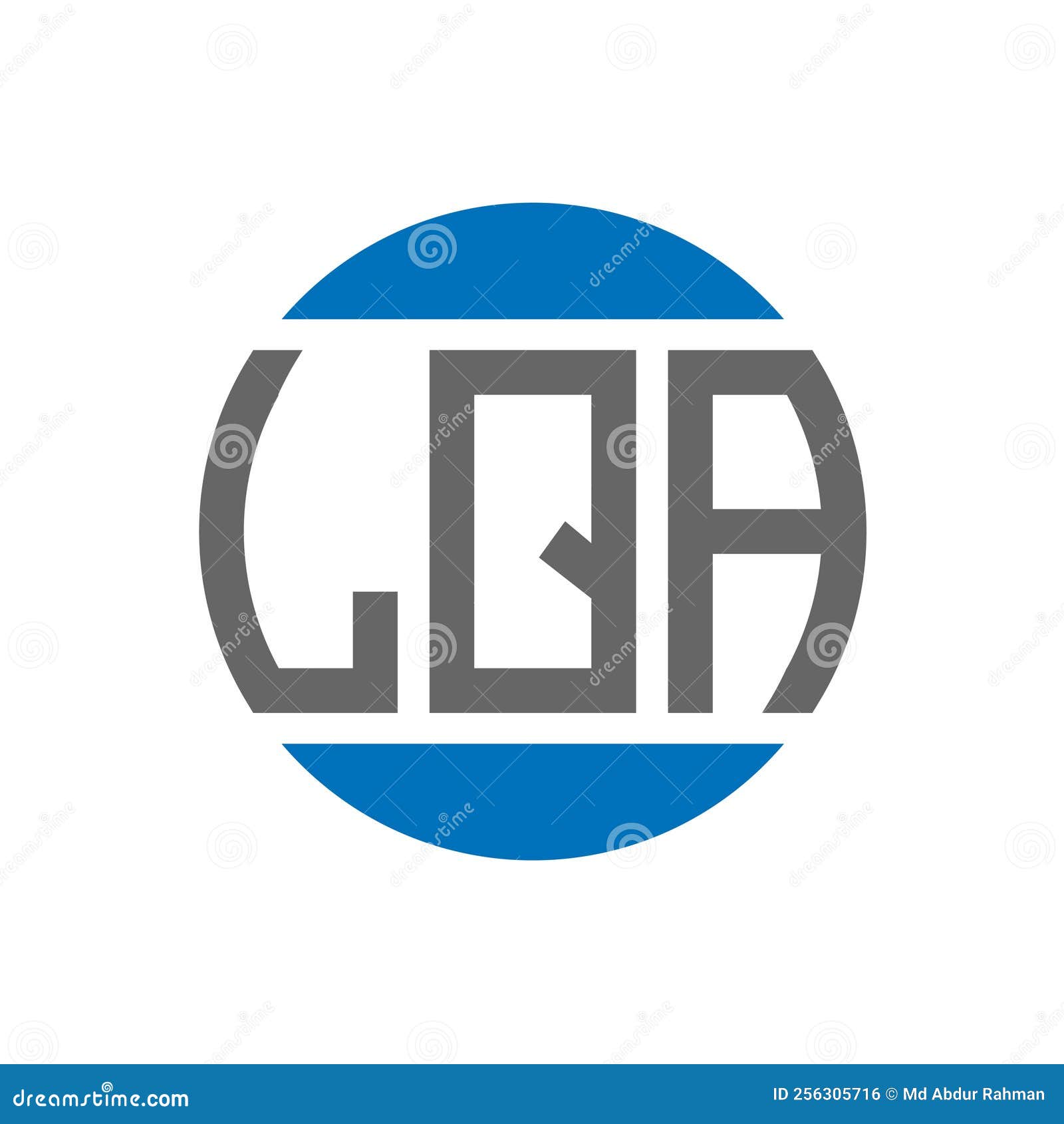 LQA Letter Logo Design on White Background. LQA Creative Initials ...