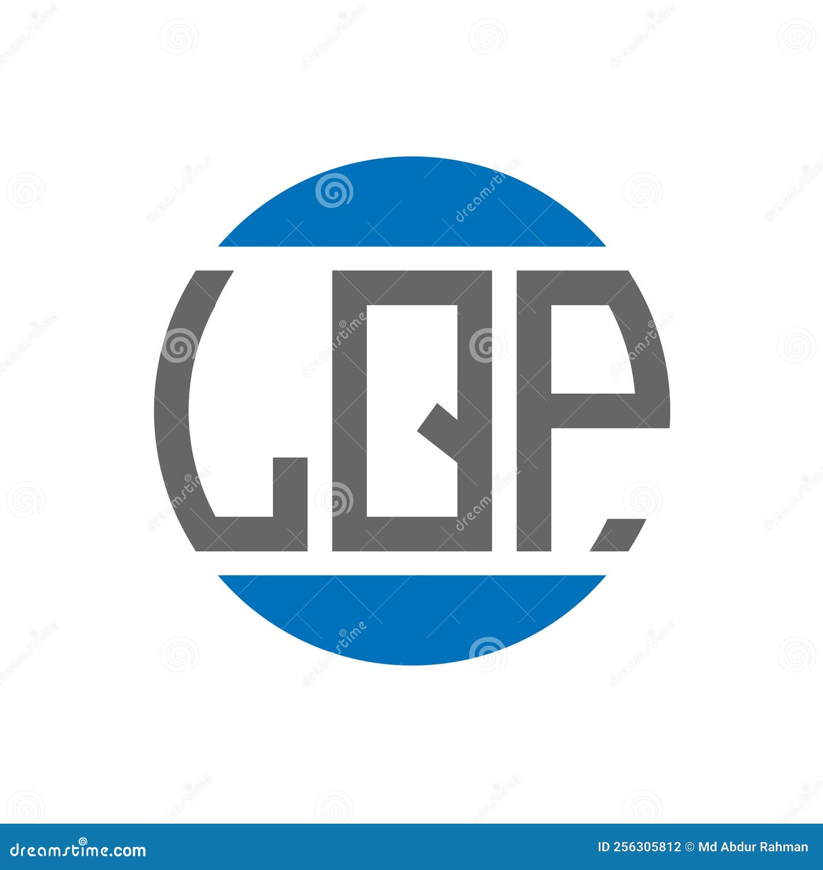 LQP Letter Logo Design on White Background. LQP Creative Initials ...
