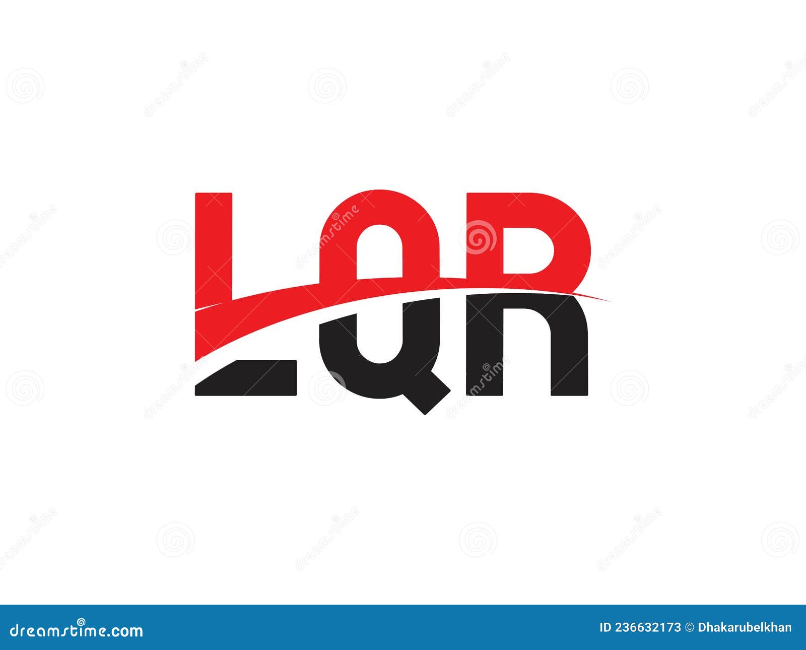 LQR Letter Initial Logo Design Stock Vector - Illustration of ...