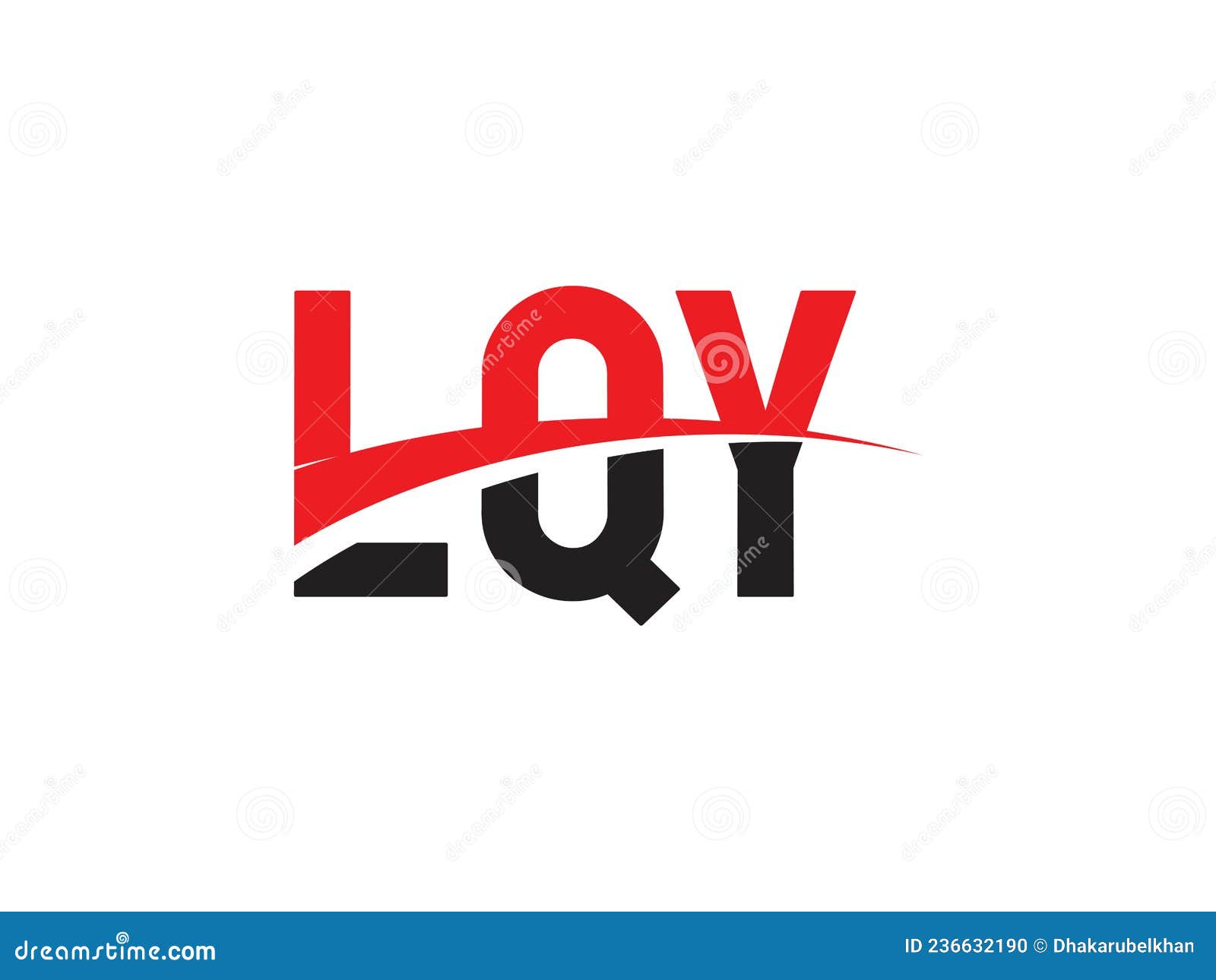 LQY Letter Initial Logo Design Stock Vector - Illustration of abstract ...