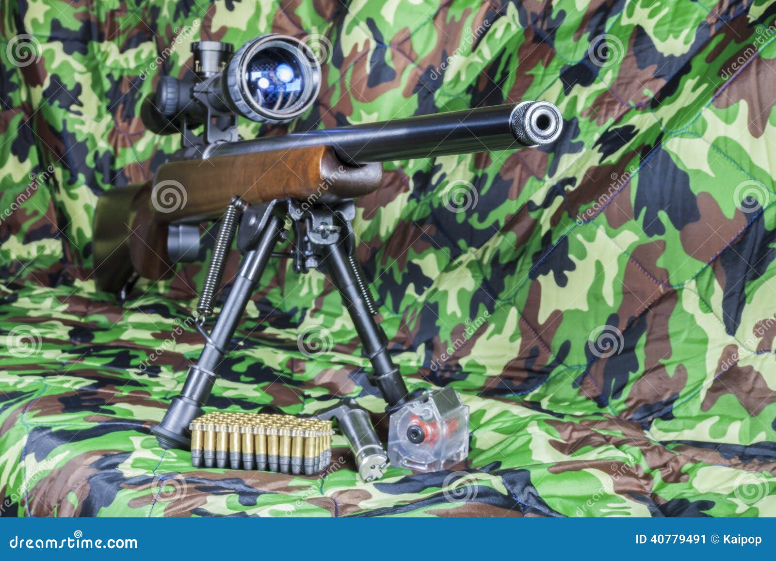 22 LR Het Geweer Van De Karabijnbout Stock Afbeelding - Image of bout ...