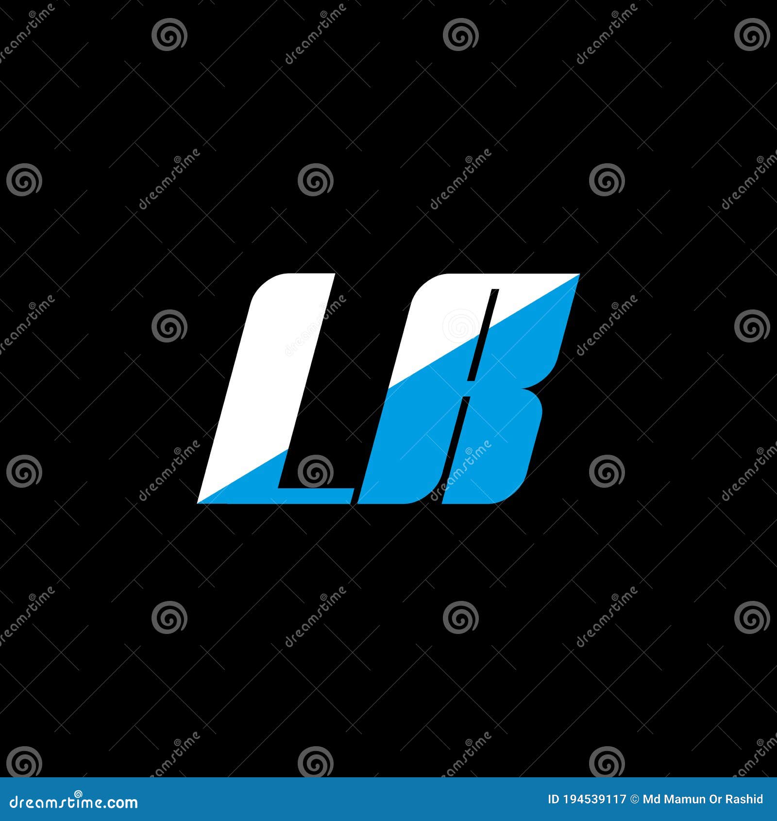 LR Letter Logo Design on Black Background. LR Creative Initials Letter ...