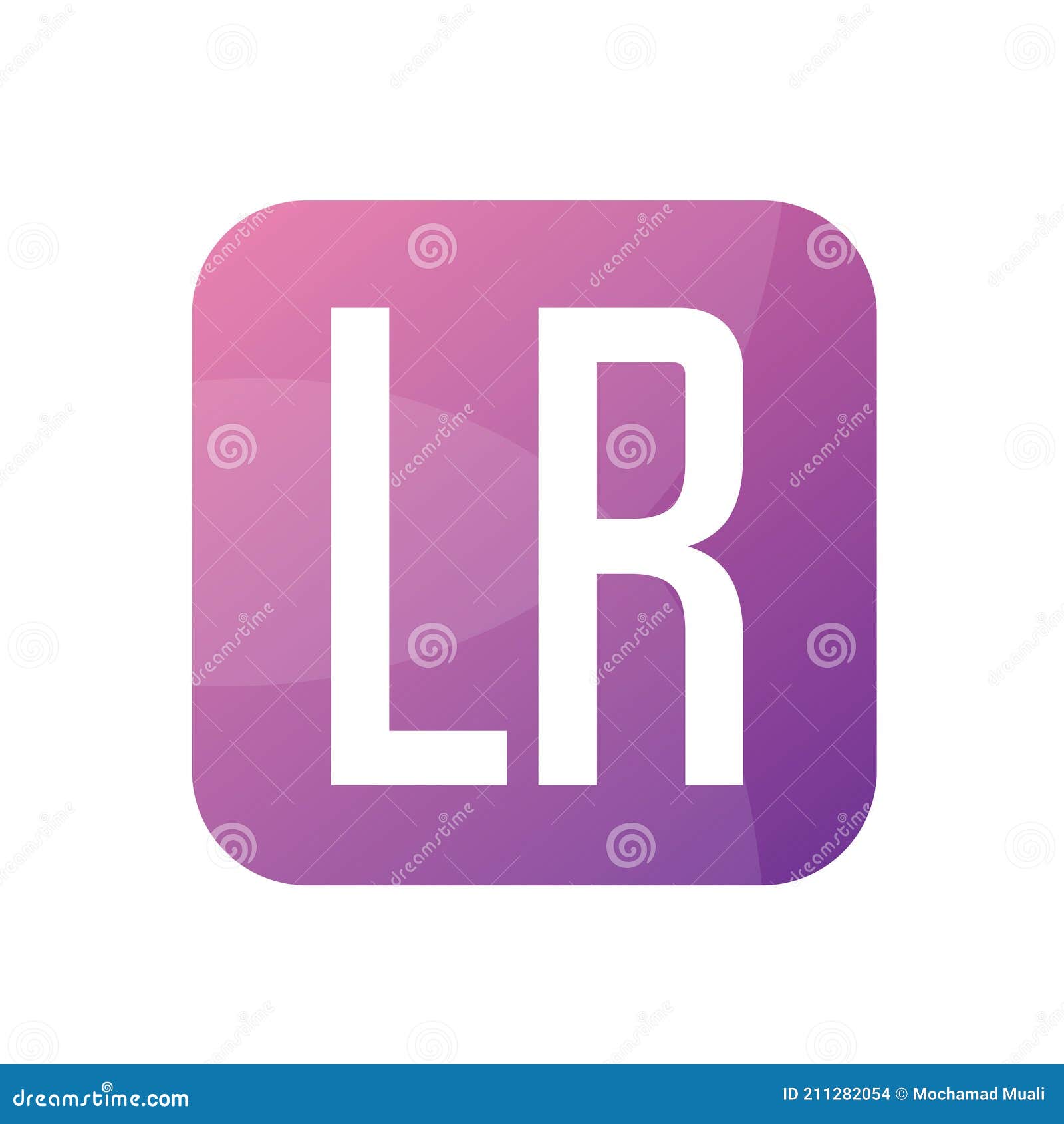LR Letter Logo Design with Simple Style Stock Vector - Illustration of ...