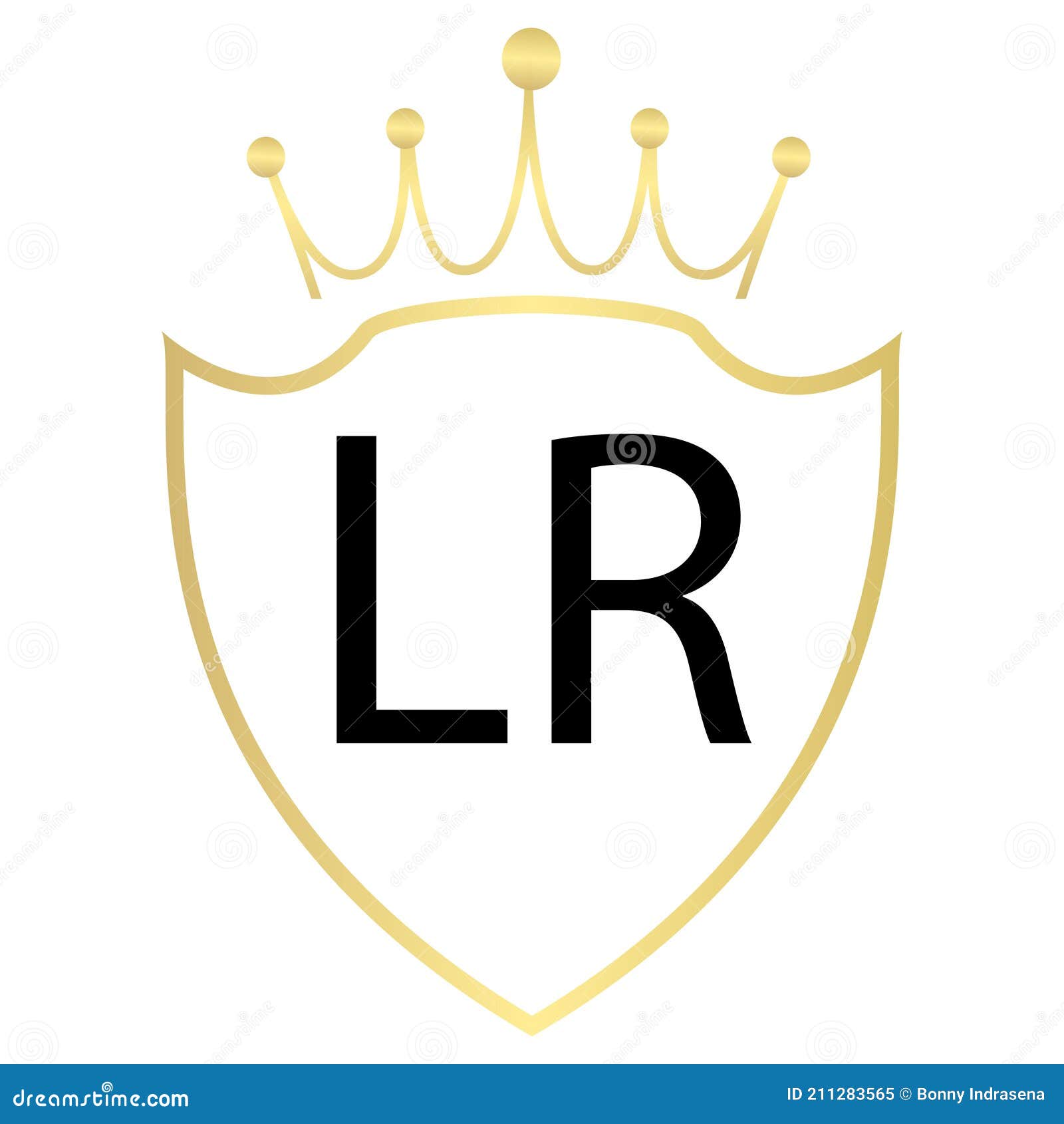 LR Letter Logo Design with Simple Style Stock Vector - Illustration of ...