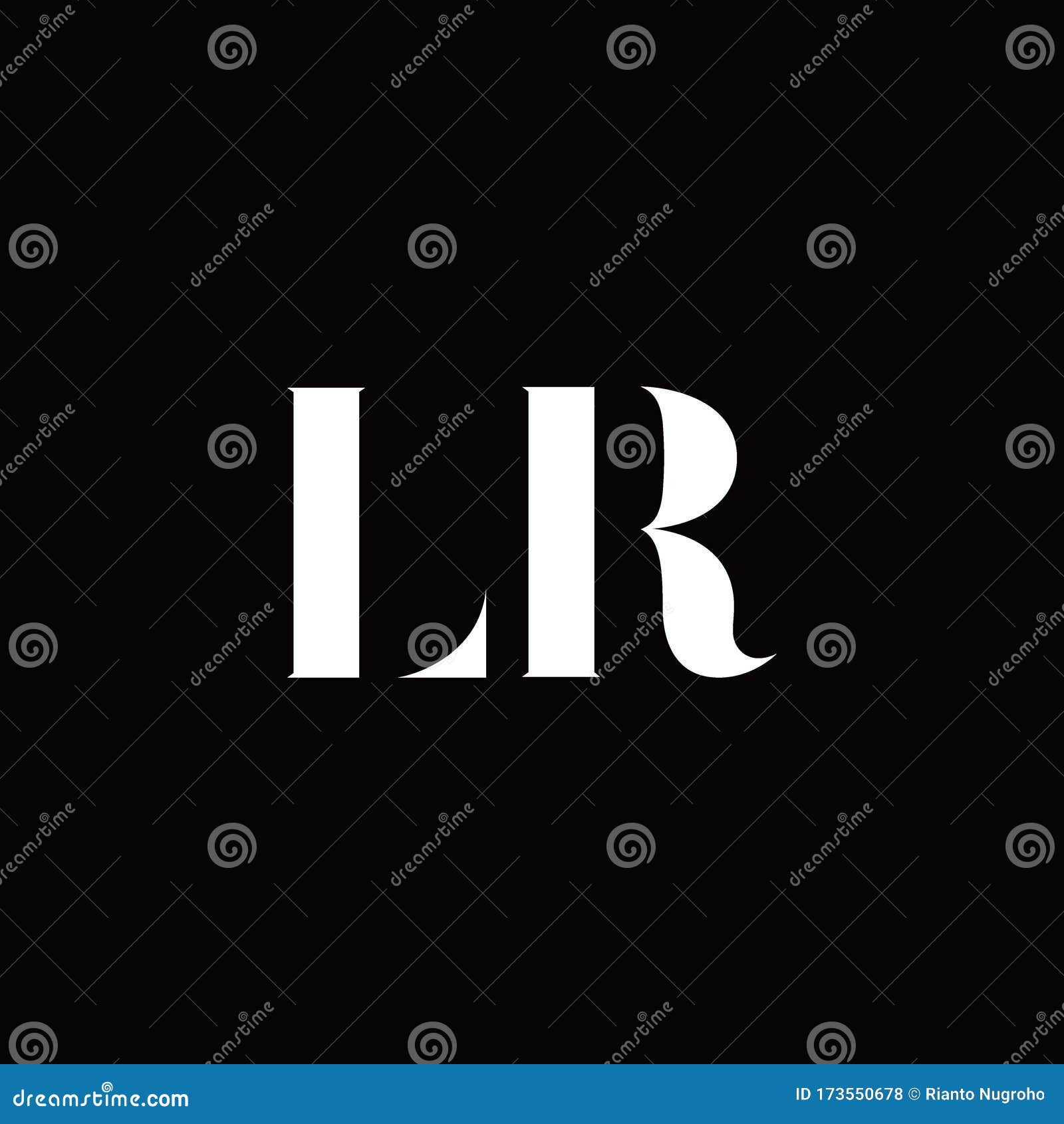 LR Logo Letter Initial Logo Designs Template Stock Vector ...