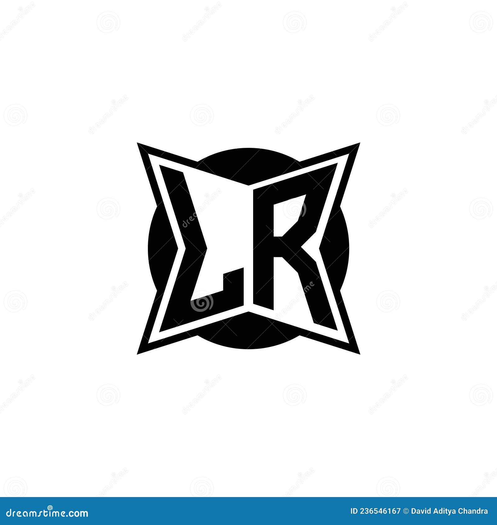LR Logo Monogram Geometric Modern Design Stock Vector - Illustration of ...