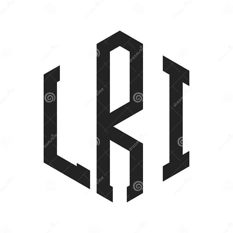 LRI Logo Design. Initial Letter LRI Monogram Logo Using Hexagon Shape ...