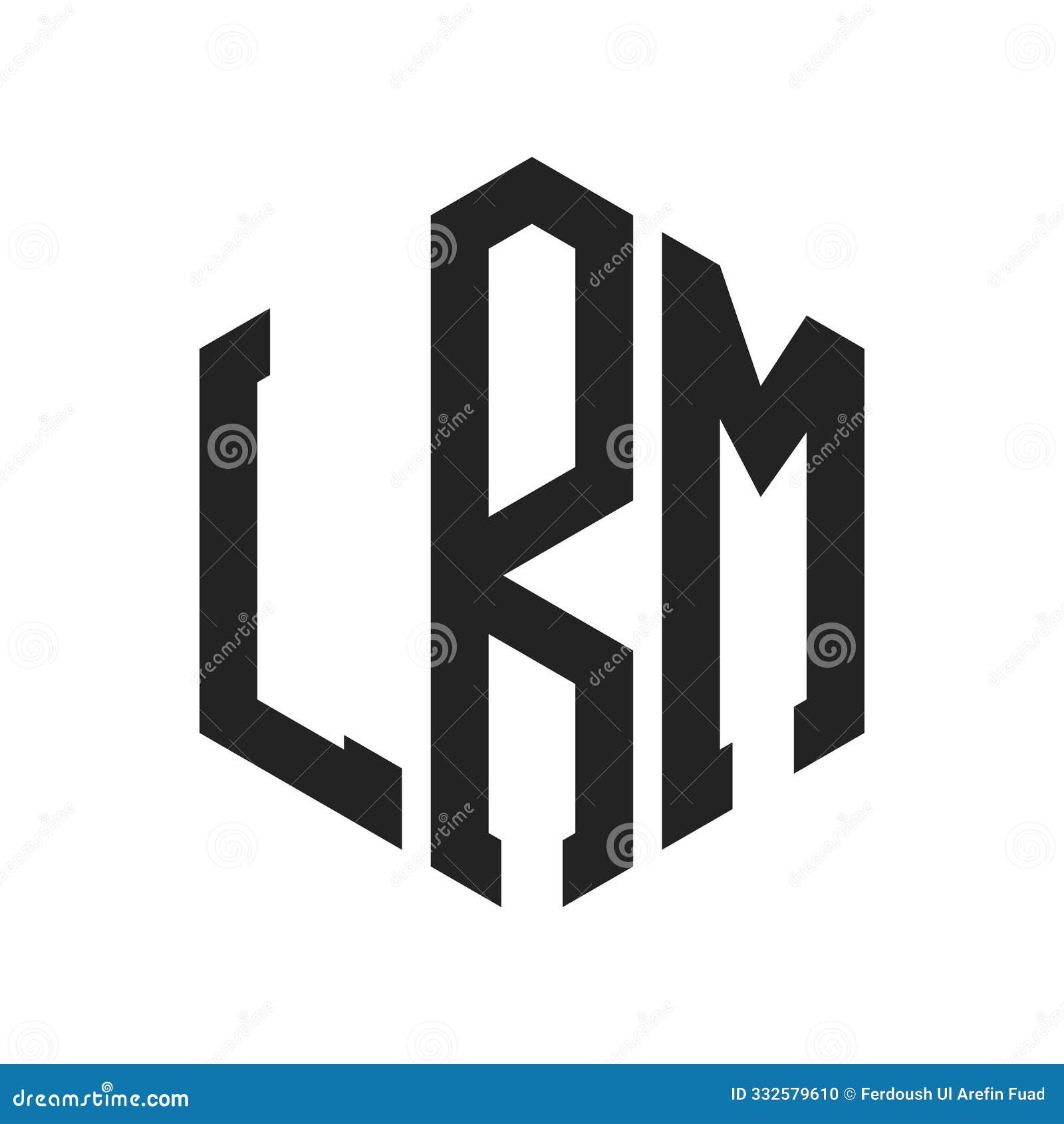 LRM Logo Design. Initial Letter LRM Monogram Logo Using Hexagon Shape ...