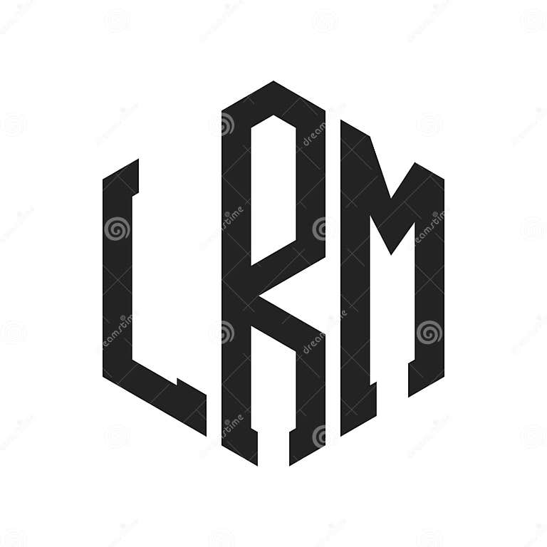 LRM Logo Design. Initial Letter LRM Monogram Logo Using Hexagon Shape ...