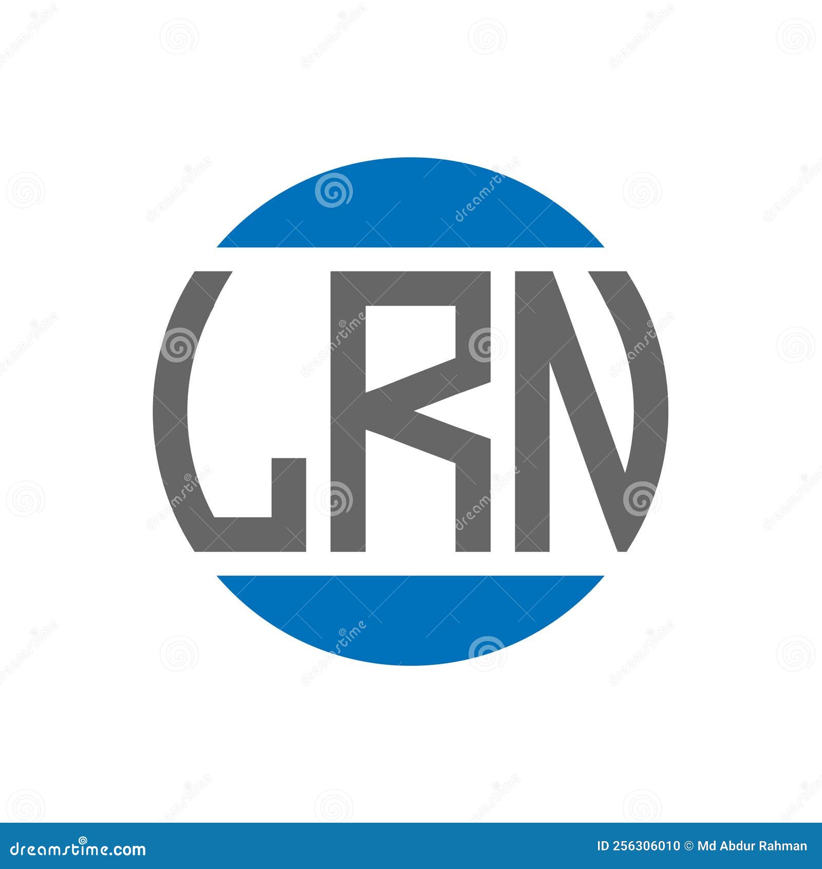 LRN Letter Logo Design on White Background. LRN Creative Initials ...