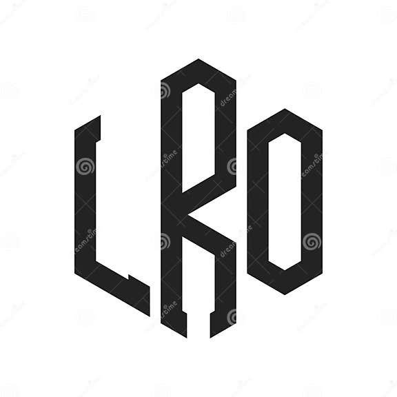 LRO Logo Design. Initial Letter LRO Monogram Logo Using Hexagon Shape ...