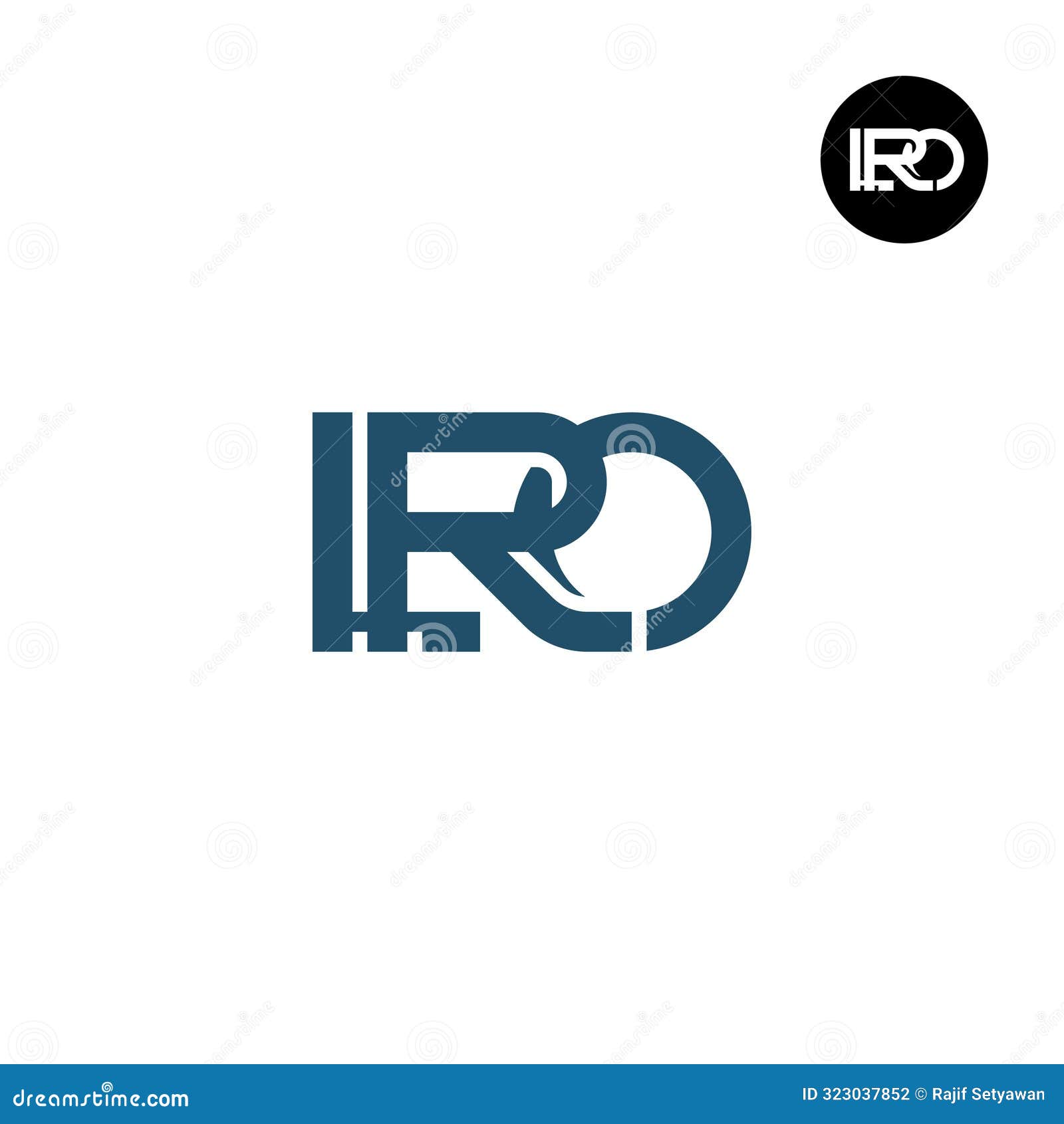 LRO Logo Letter Monogram Design Stock Vector - Illustration of modern ...
