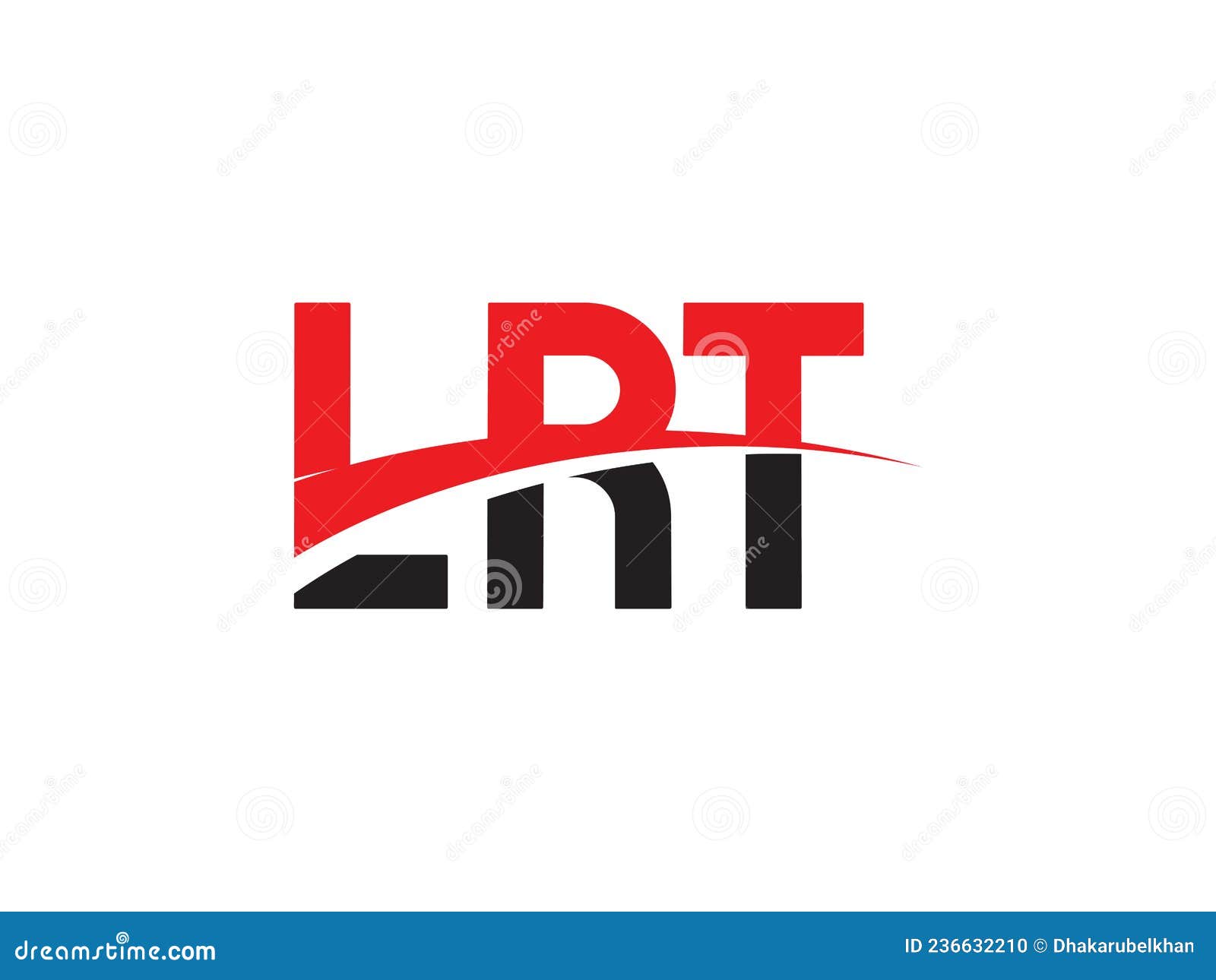 LRT Letter Initial Logo Design Stock Vector - Illustration of style ...