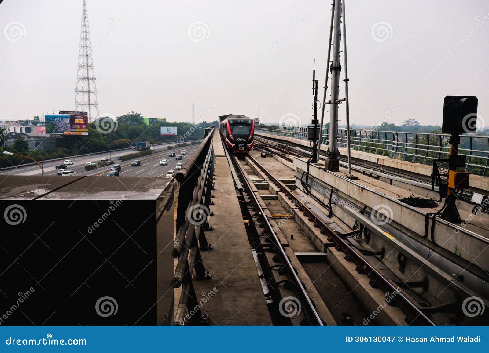LRT Station editorial photography. Image of jakarta - 306130047