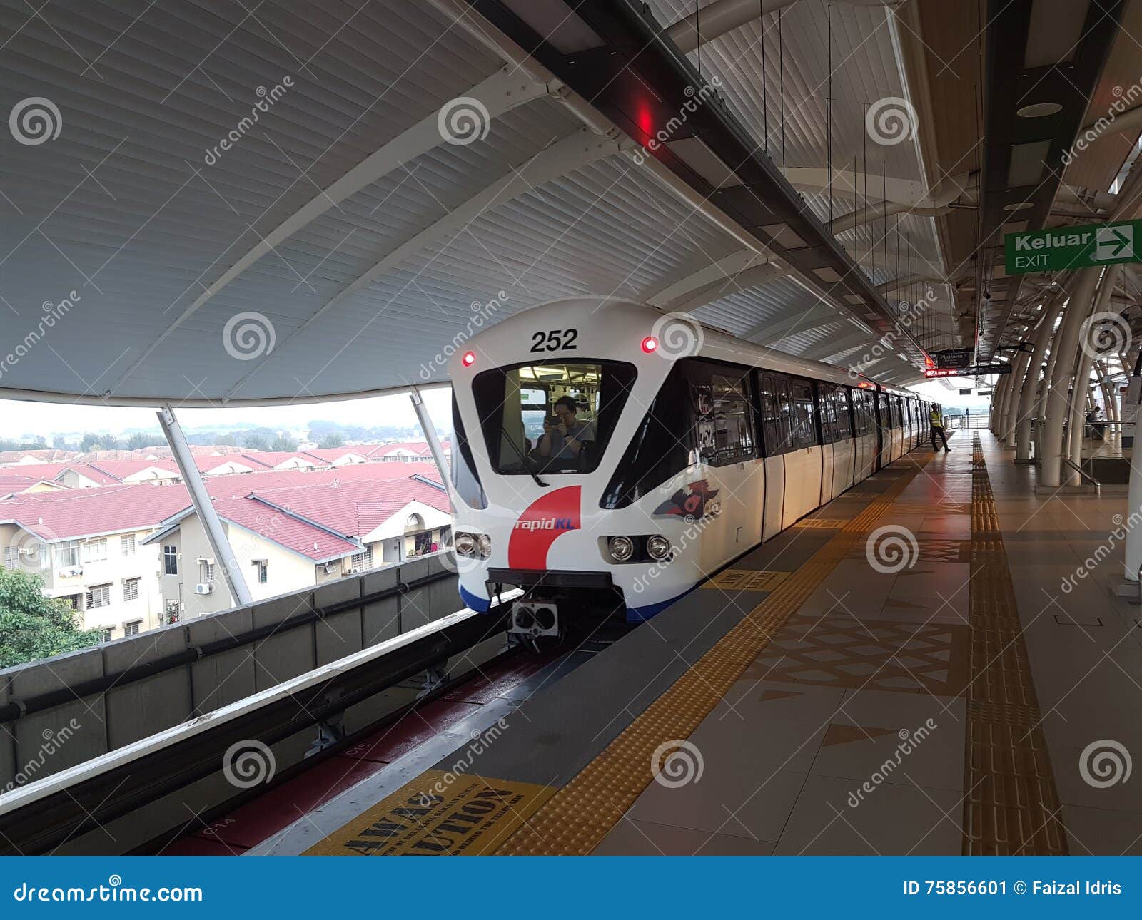 LRT Train editorial photo. Image of public, transport - 75856601