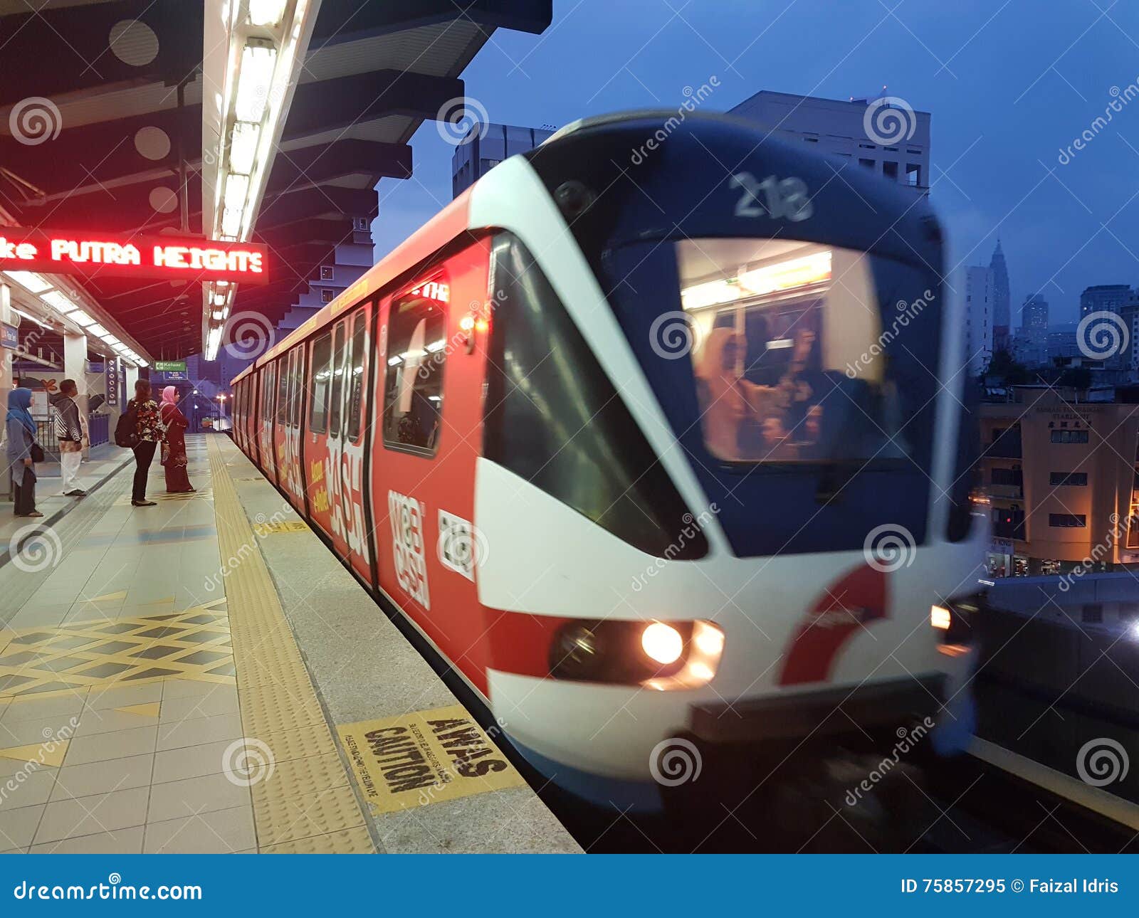 LRT Train editorial image. Image of maglev, monorail - 75857295