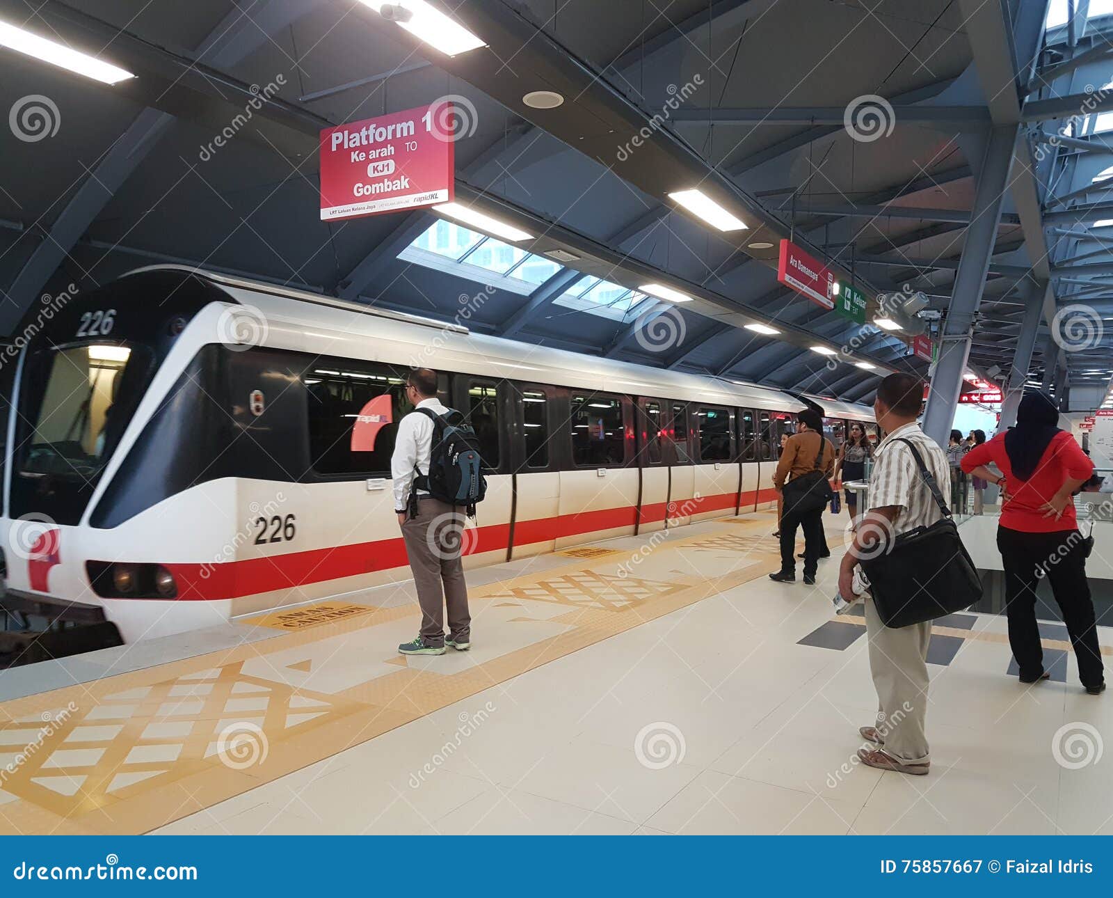 LRT Train editorial photography. Image of route, maglev - 75857667