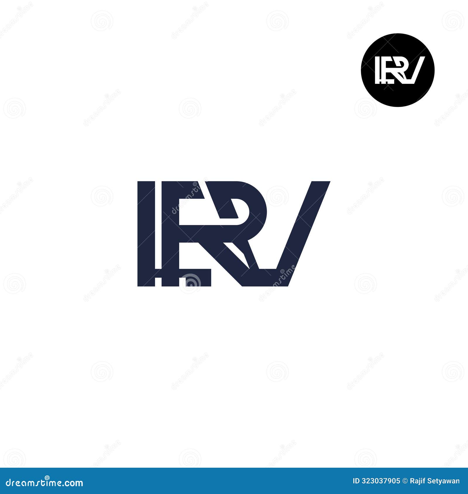 LRV Logo Letter Monogram Design Stock Vector - Illustration of ...