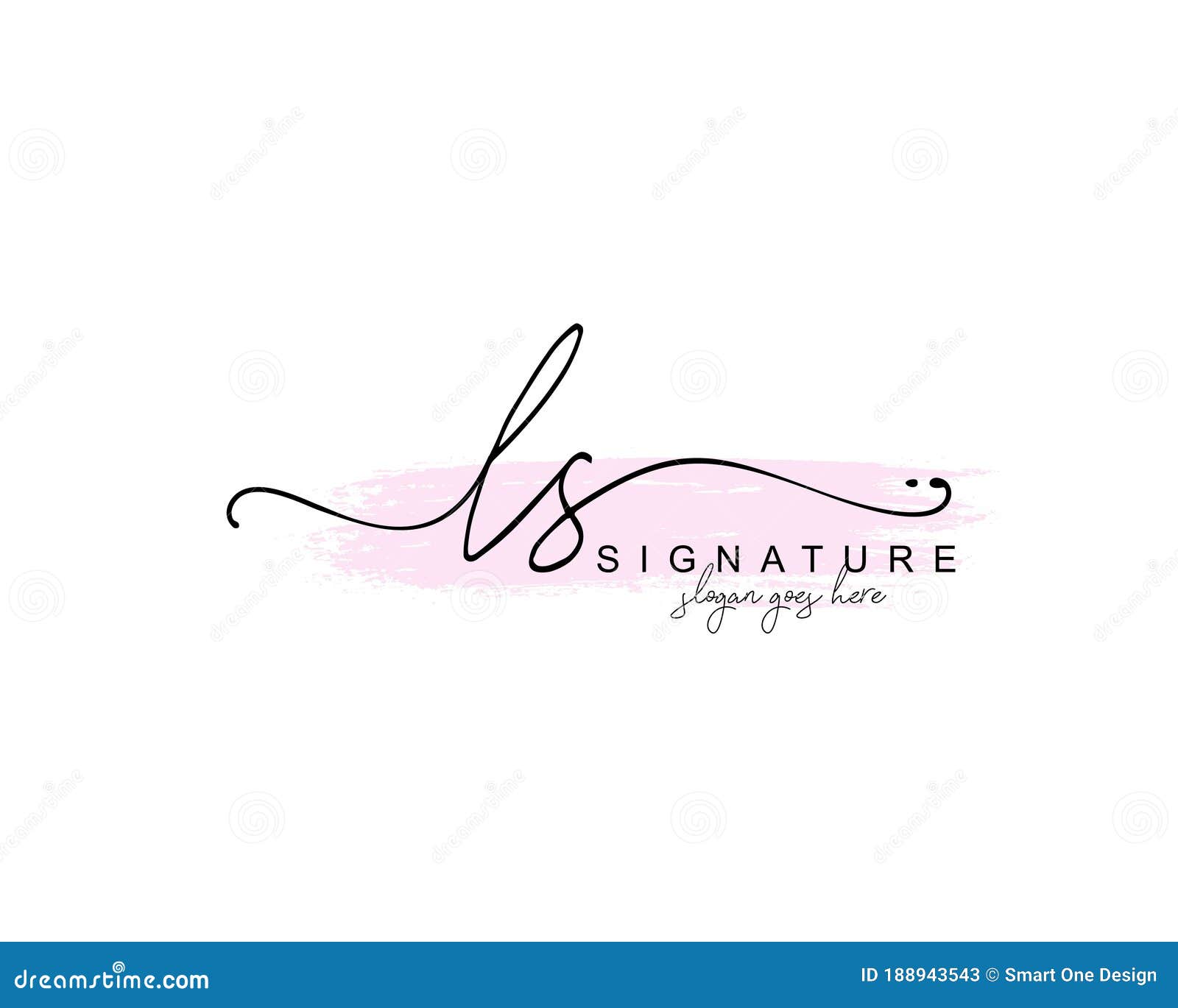 Initial LS Signature Logo Template Vector Stock Vector - Illustration ...