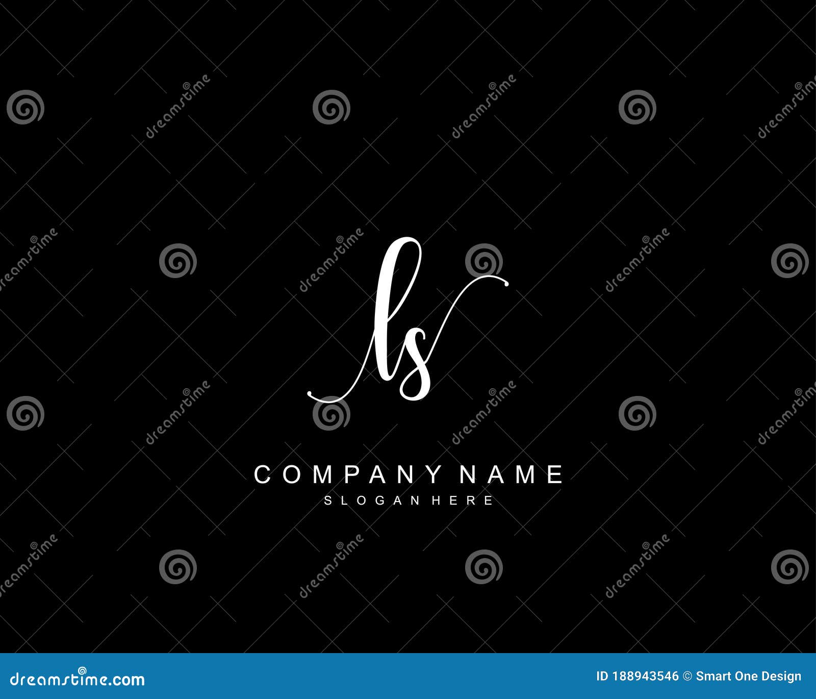 Initial LS Signature Logo Template Vector Stock Vector - Illustration ...