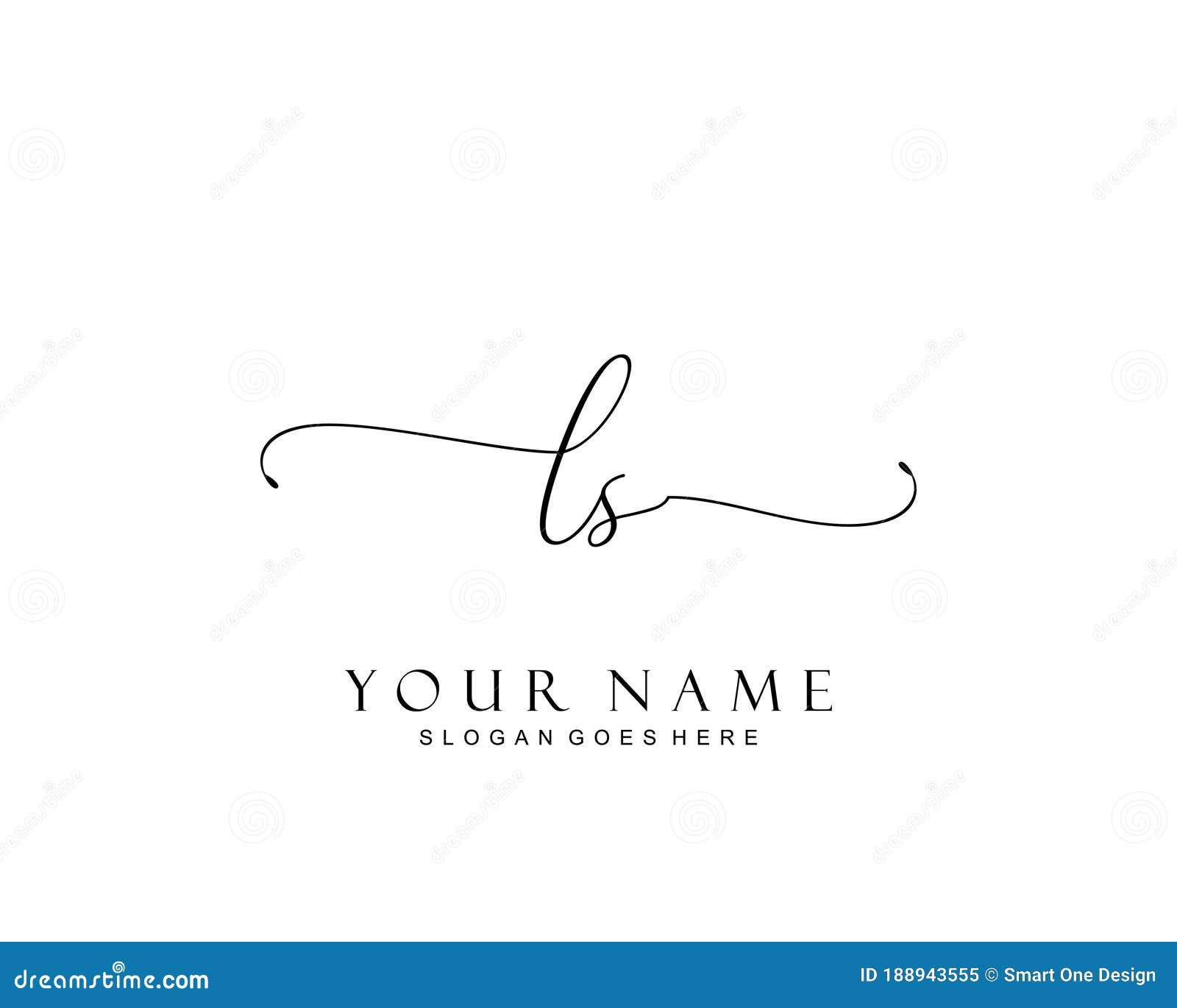 Initial LS Signature Logo Template Vector Stock Vector - Illustration ...