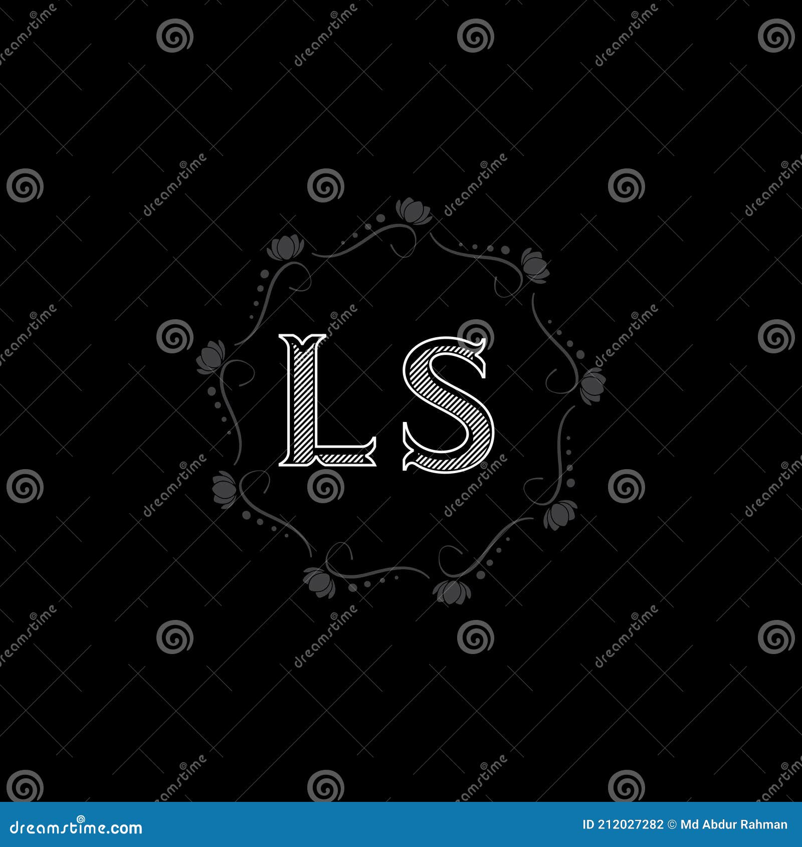 Ls Creative Unique Abstract Modern Geometric Vector Symbol Font Logo ...