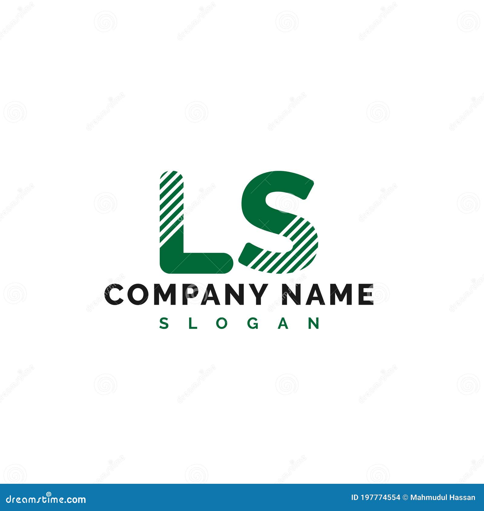 LS Letter Logo Design. LS Letter Logo Vector Illustration - Vector ...