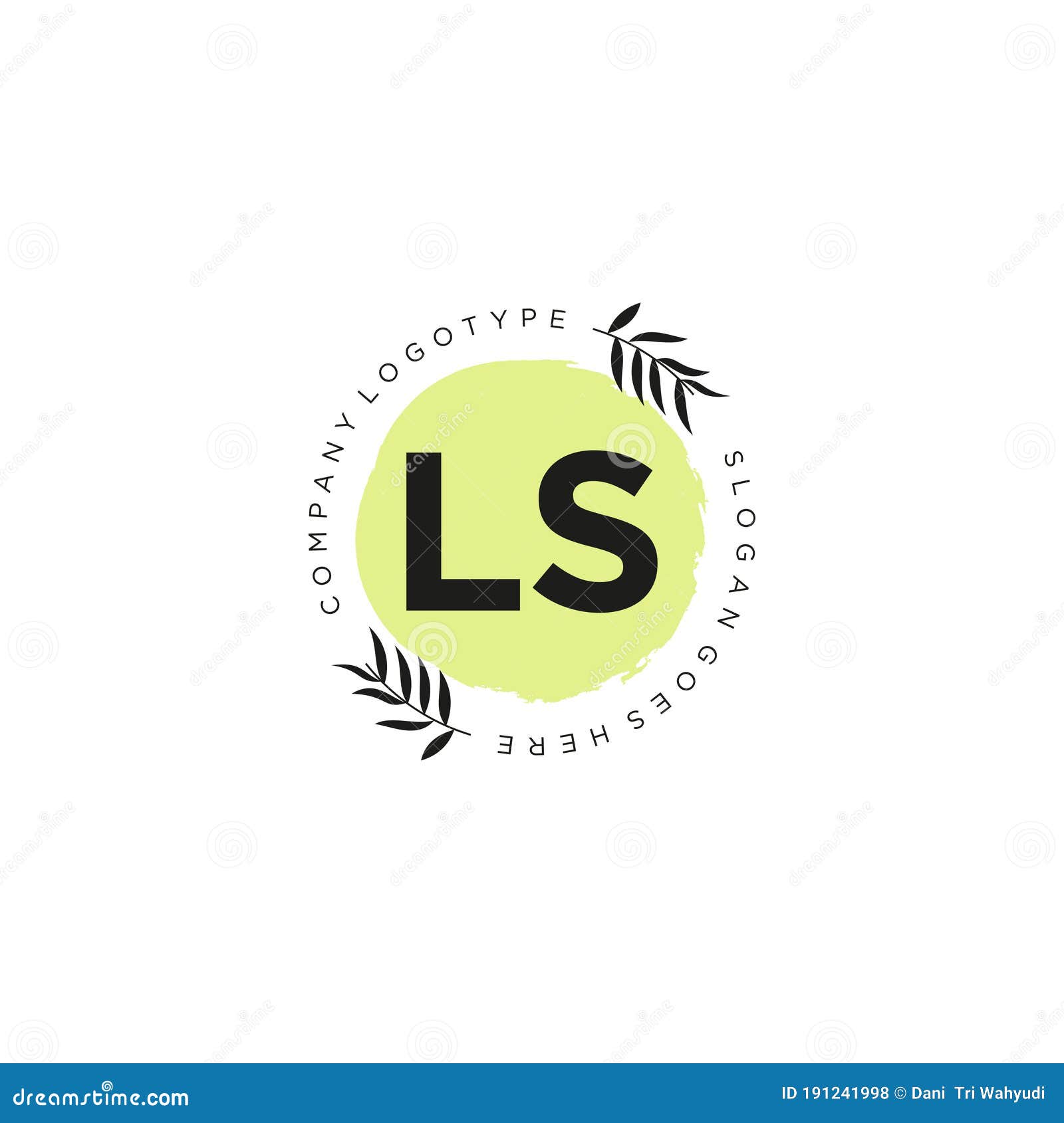 LS Letter Logo Icon Design Template Elements Stock Vector ...
