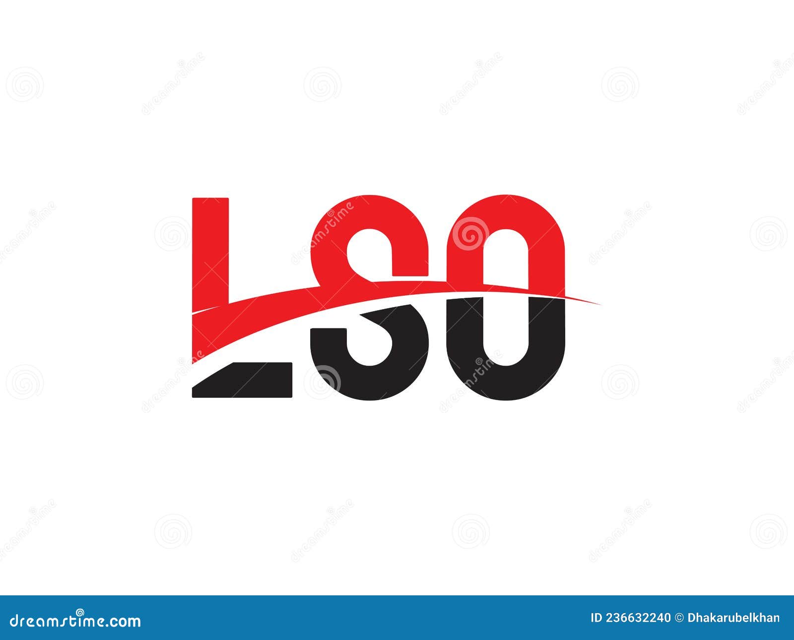 LSO Letter Initial Logo Design Stock Vector - Illustration of design ...