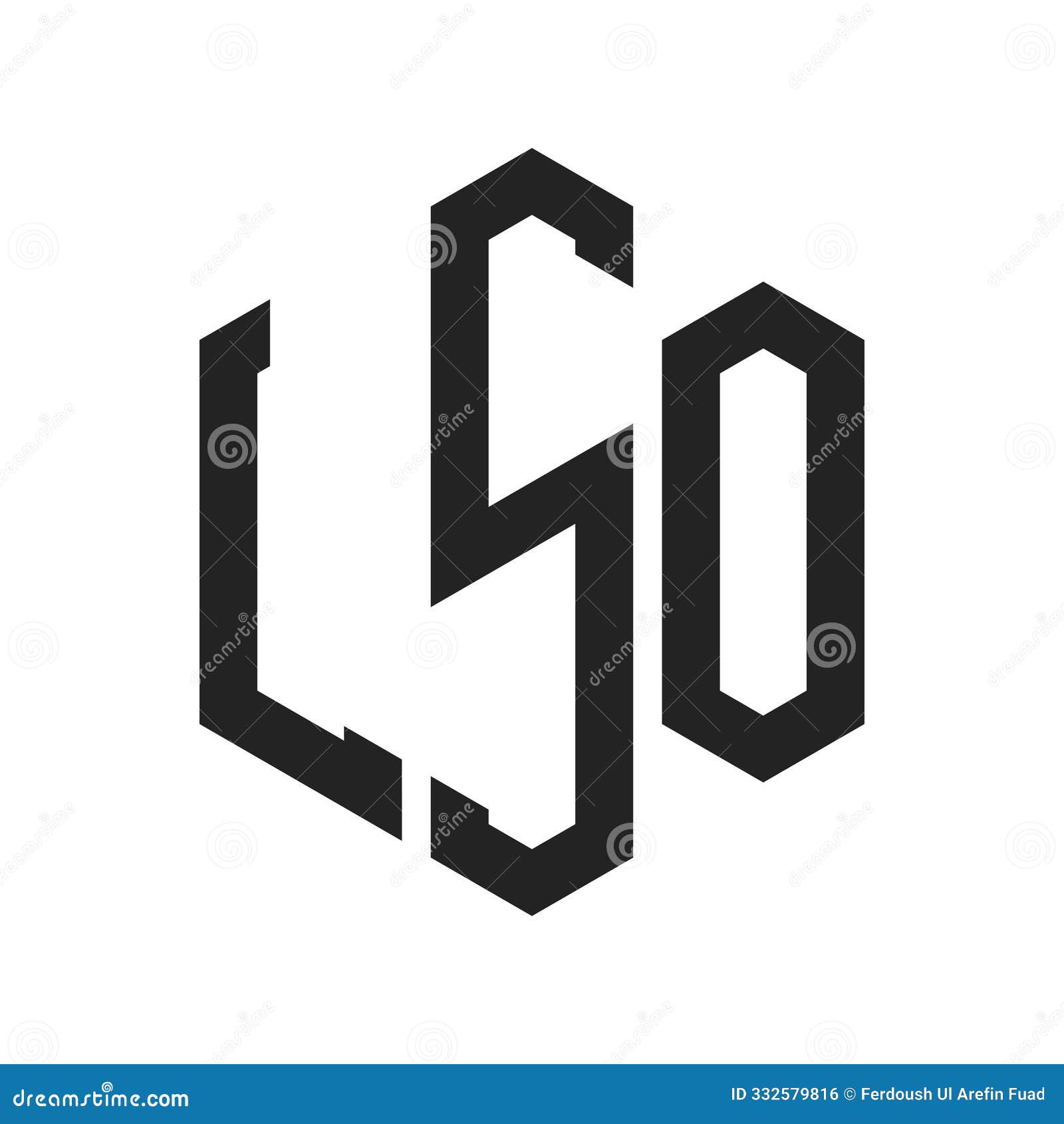 LSO Logo Design. Initial Letter LSO Monogram Logo Using Hexagon Shape ...