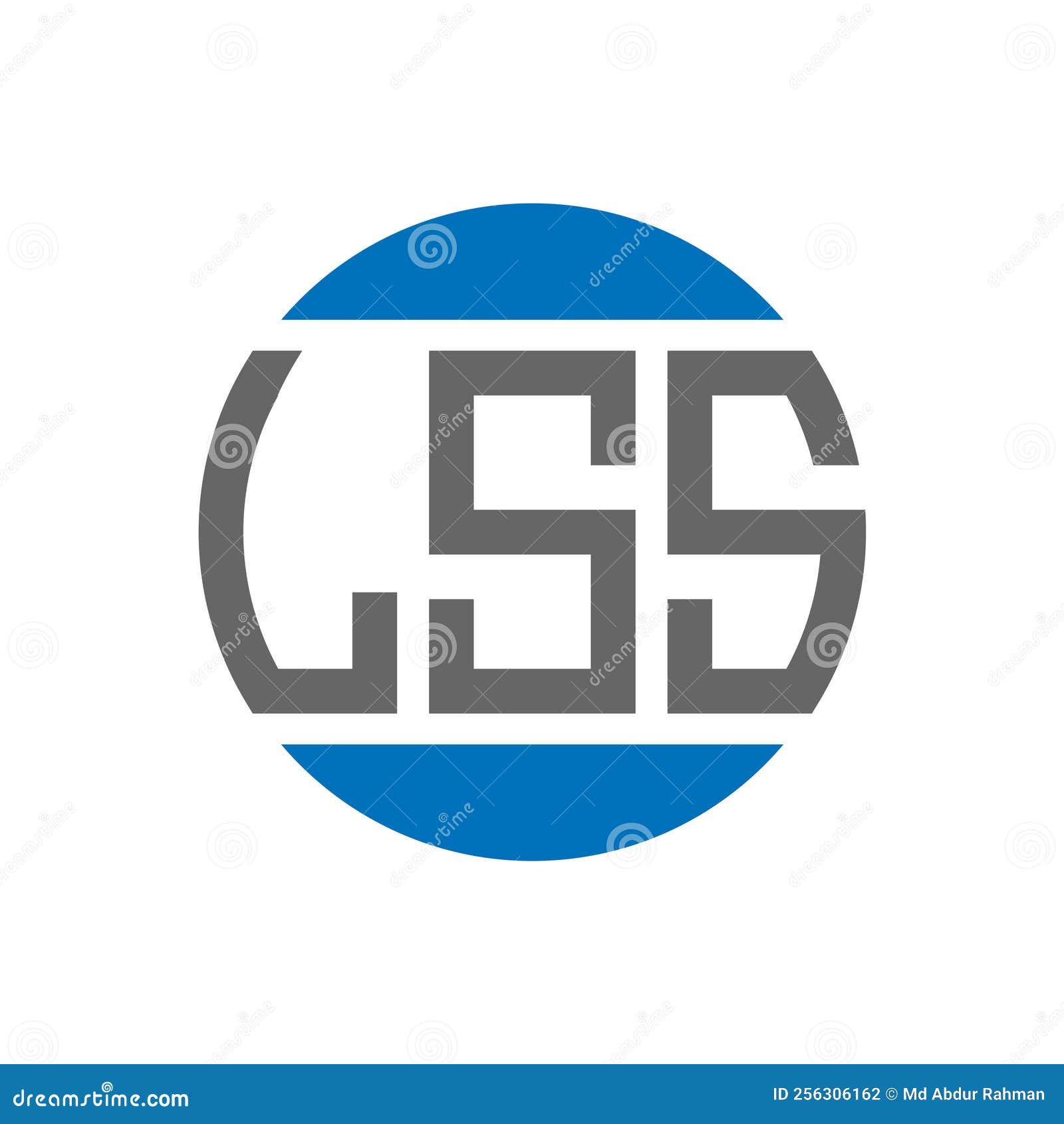 LSS Letter Logo Design On White Background. LSS Creative Initials ...