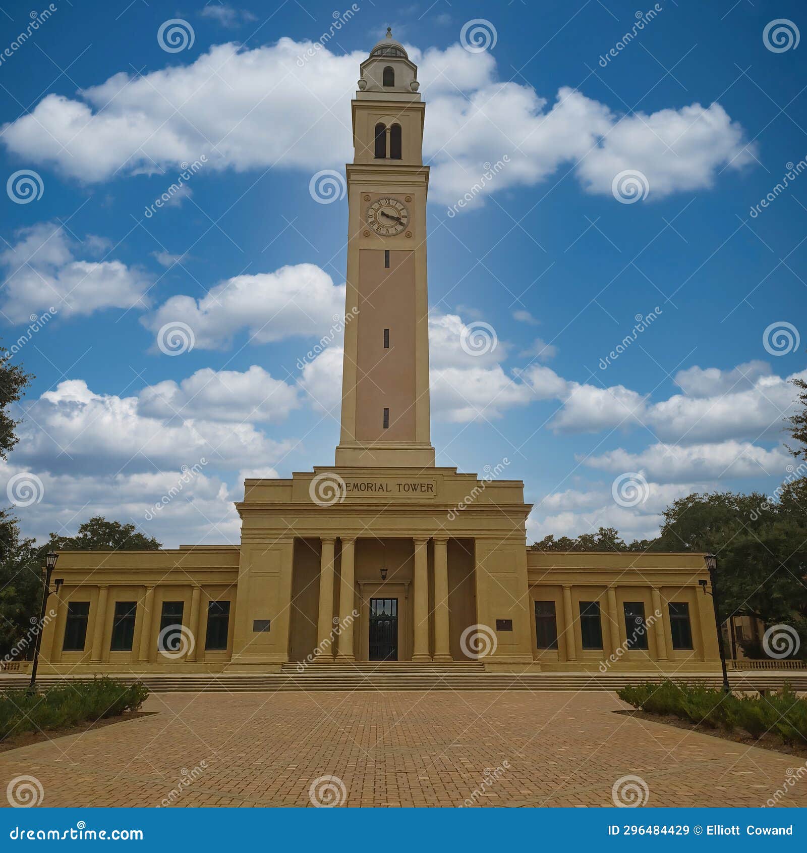 LSU bell tower stock image. Image of rouge, structure - 296484429