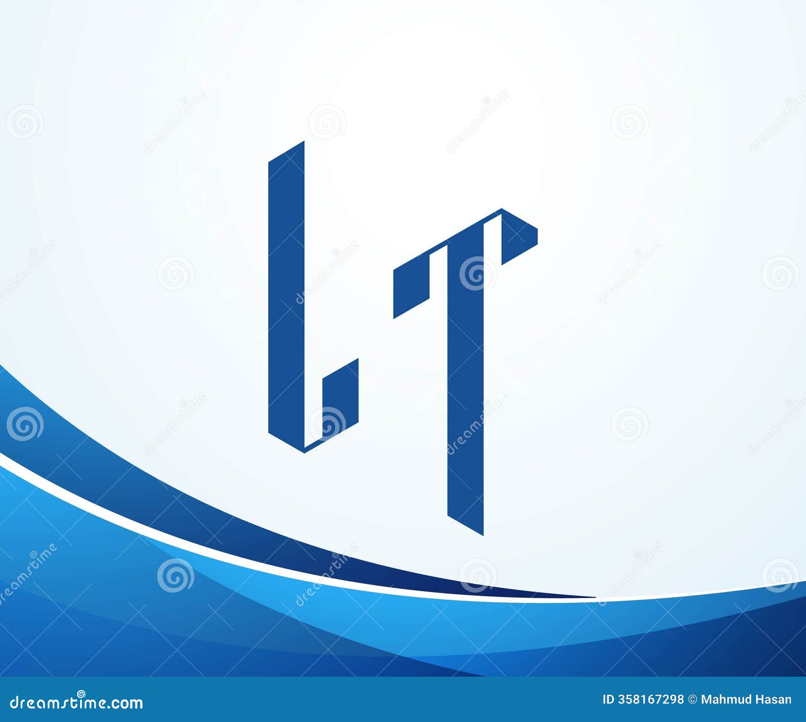 LT Alphabet Letter Logo Design Template Elements Stock Vector ...