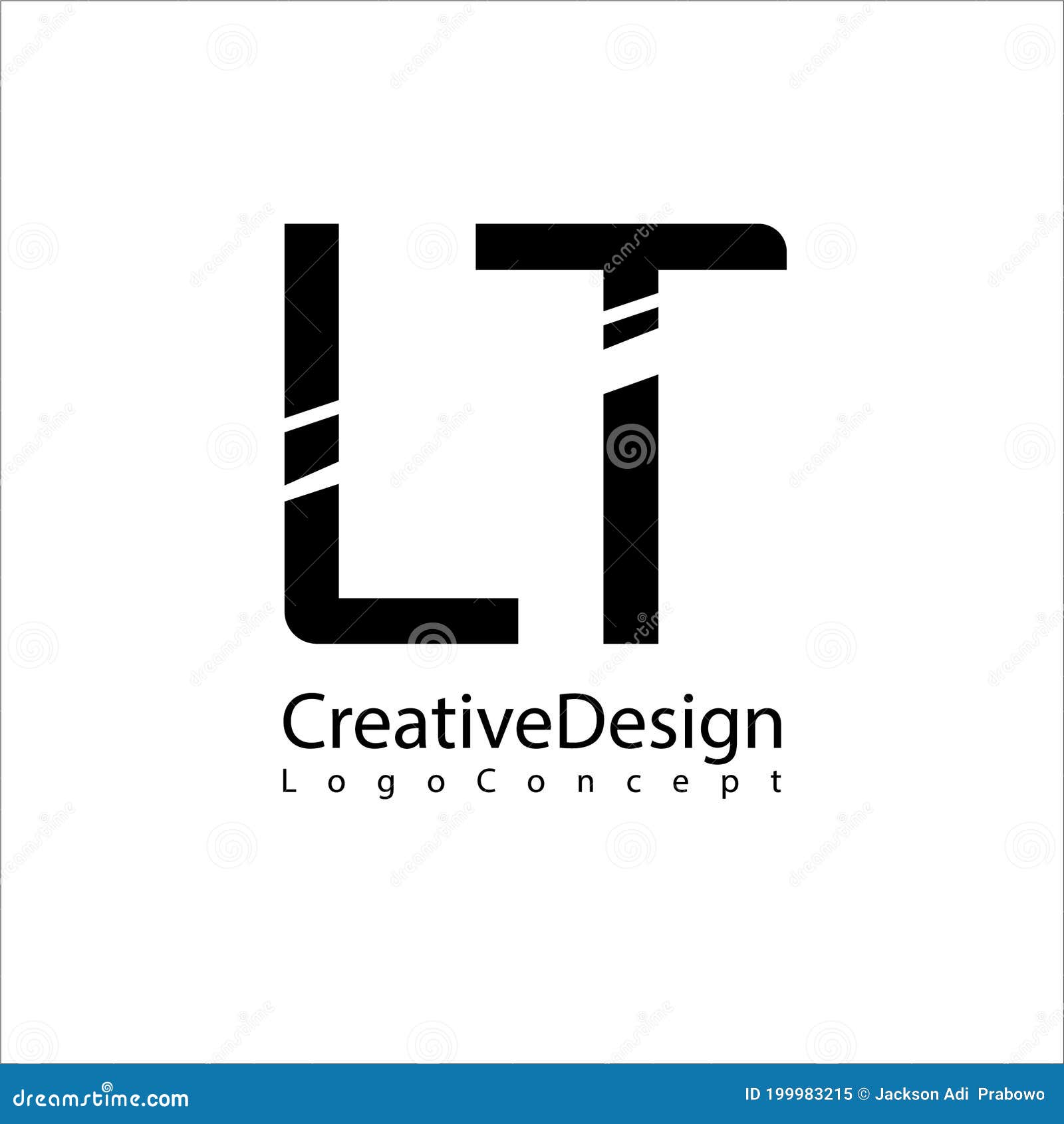LT Letter Logo Design Cool Modern Icon Stock Vector - Illustration of ...