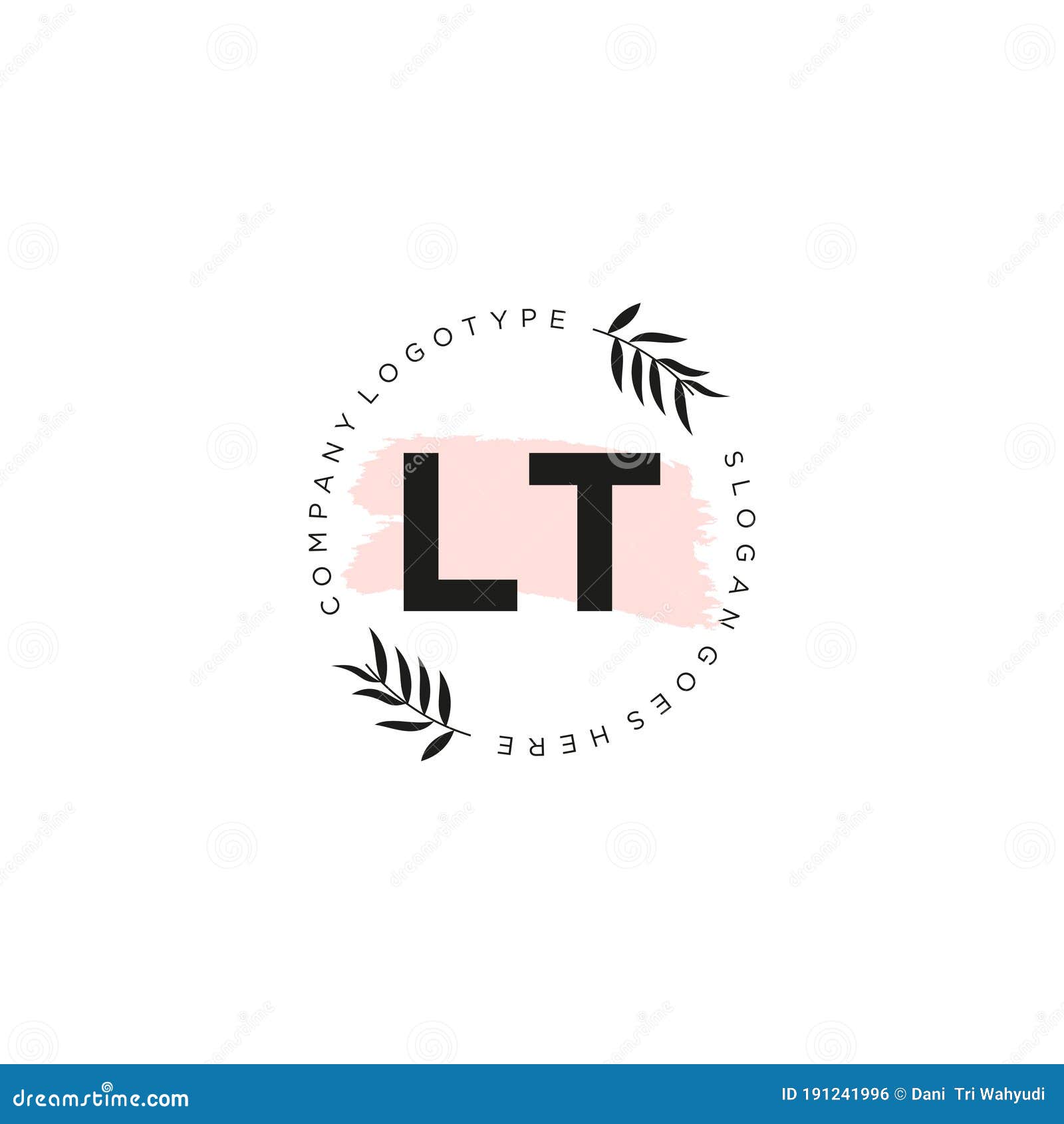LT Letter Logo Icon Design Template Elements Stock Vector ...